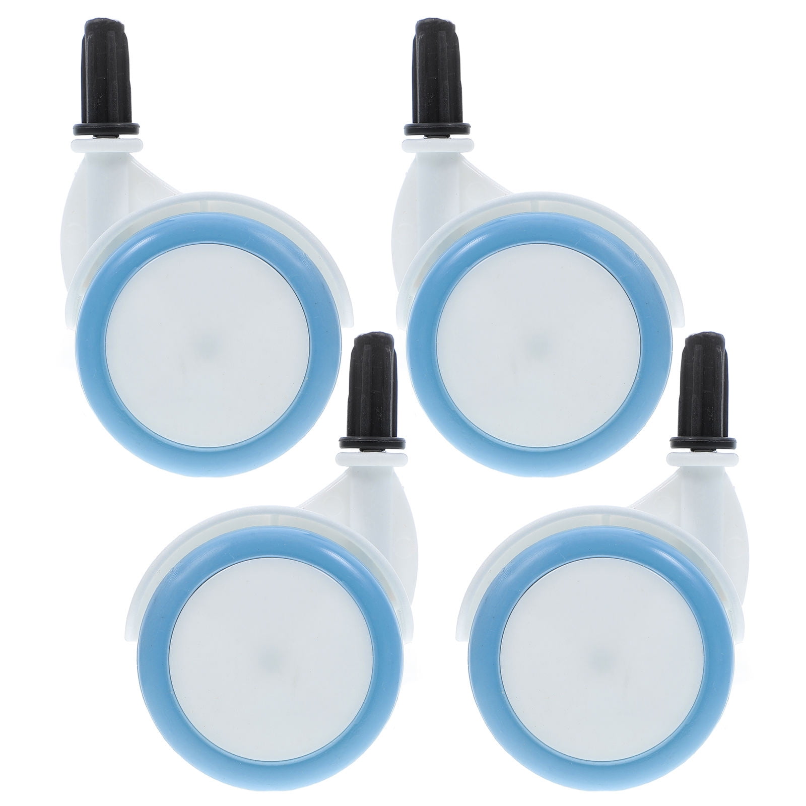 HOMEMAXS 4pcs Walker Wheels Replacement Universal Plastic Rubber ...