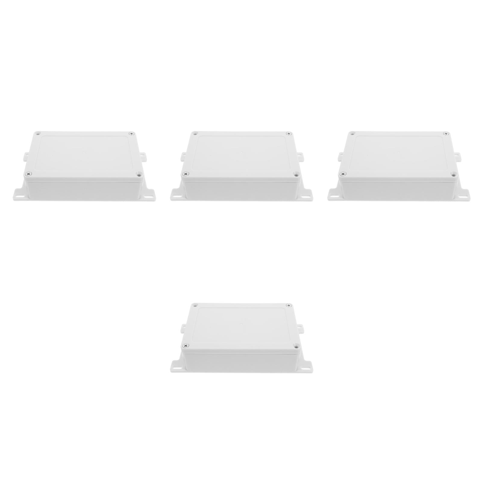 HOMEMAXS 4pcs Waterproof Junction Box For Outdoor Use Plastic ...