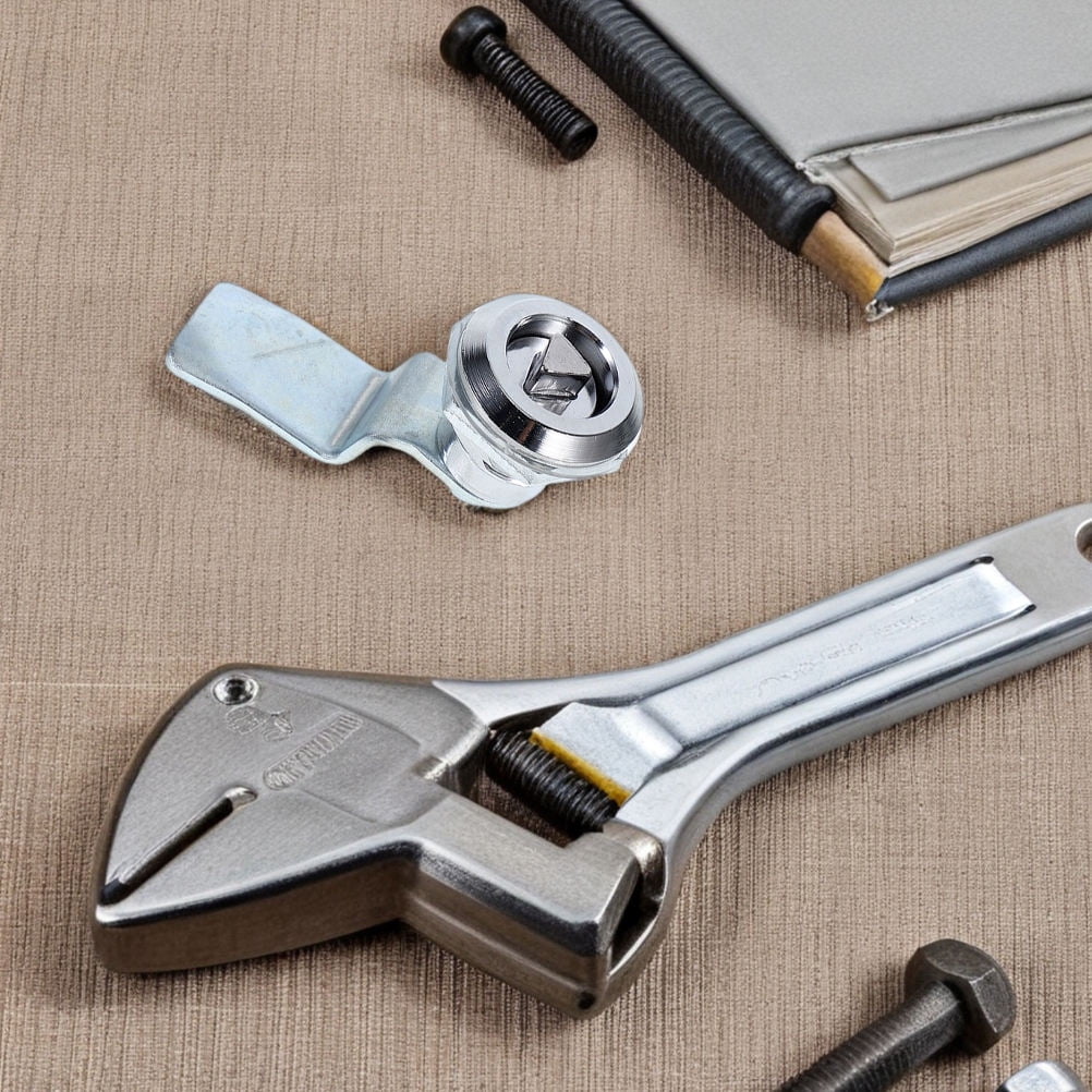 4pcs Zinc Alloy Cabinet Cam Lock For Distribution Boxes Triangle Key ...