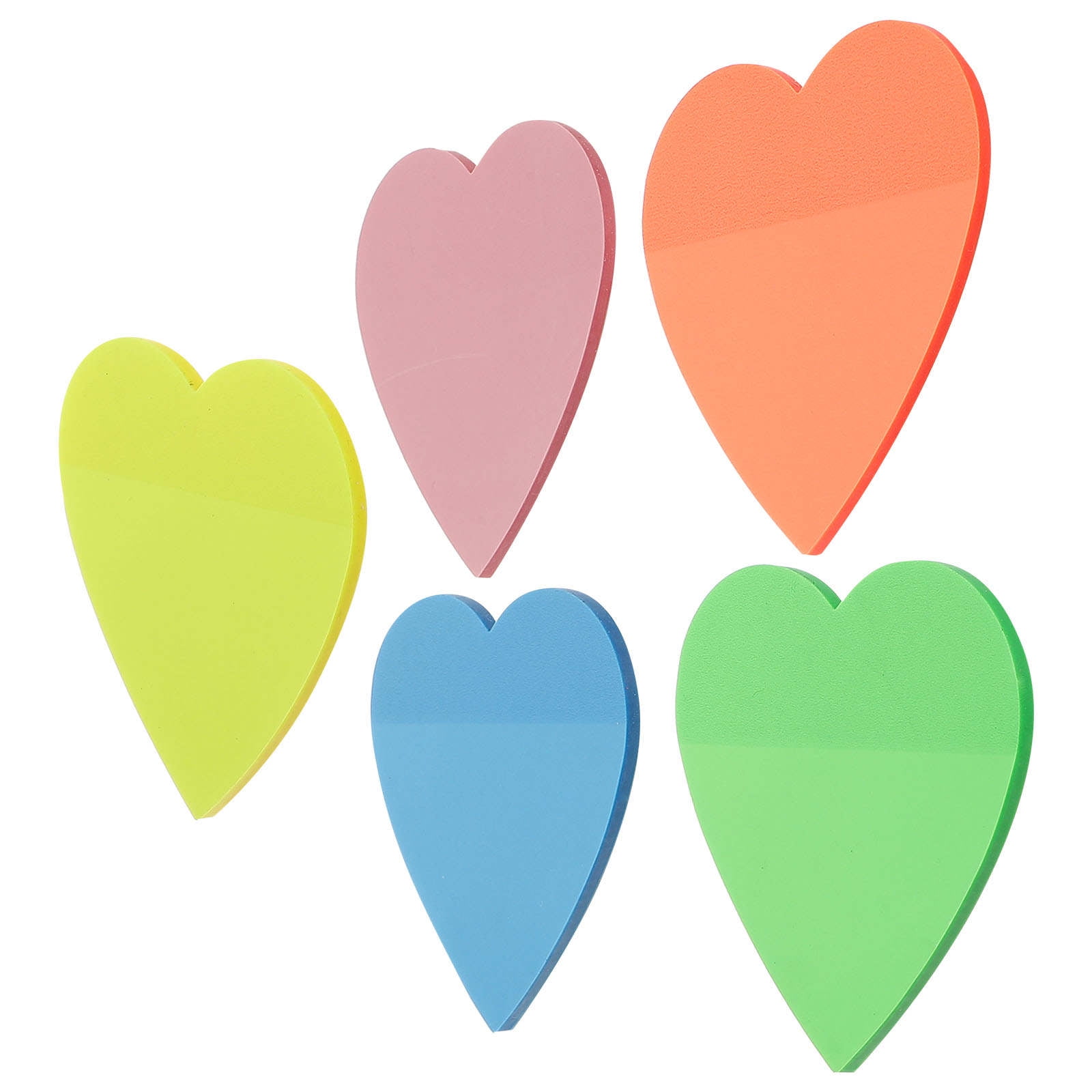 HOMEMAXS 5 Books Office Note Pads Heart Memo Stickers Memo Note Pads ...