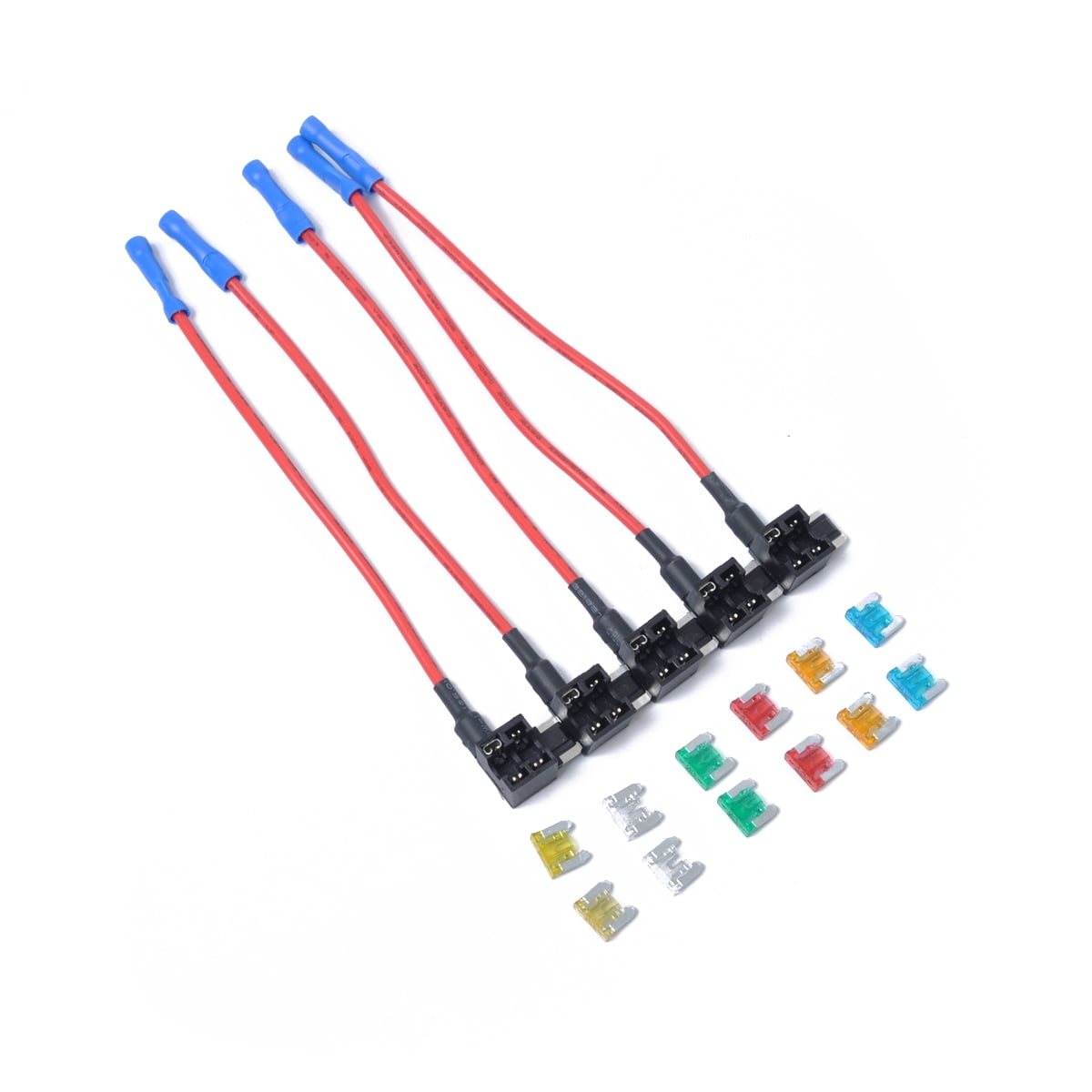 5 PCS 32V Mini Sized Car Fuse Holder Low Profile In-line Fuse Holder ...