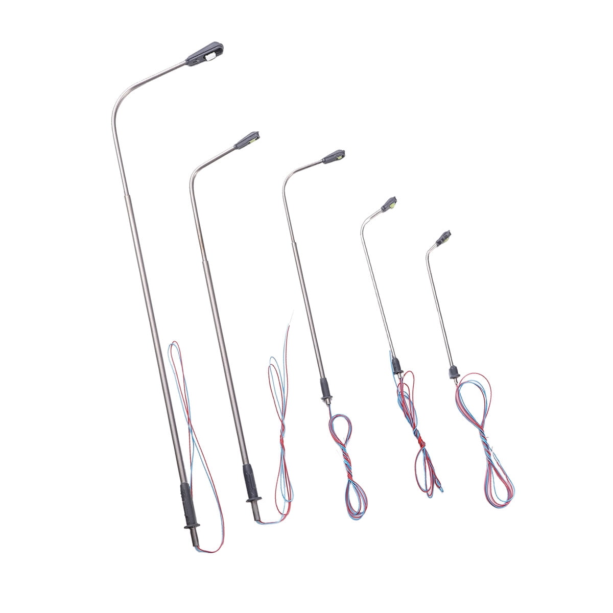 HOMEMAXS 5 PCs 150MM 110MM 80MM 55MM 40MM Model LED Steel Lamp Street ...
