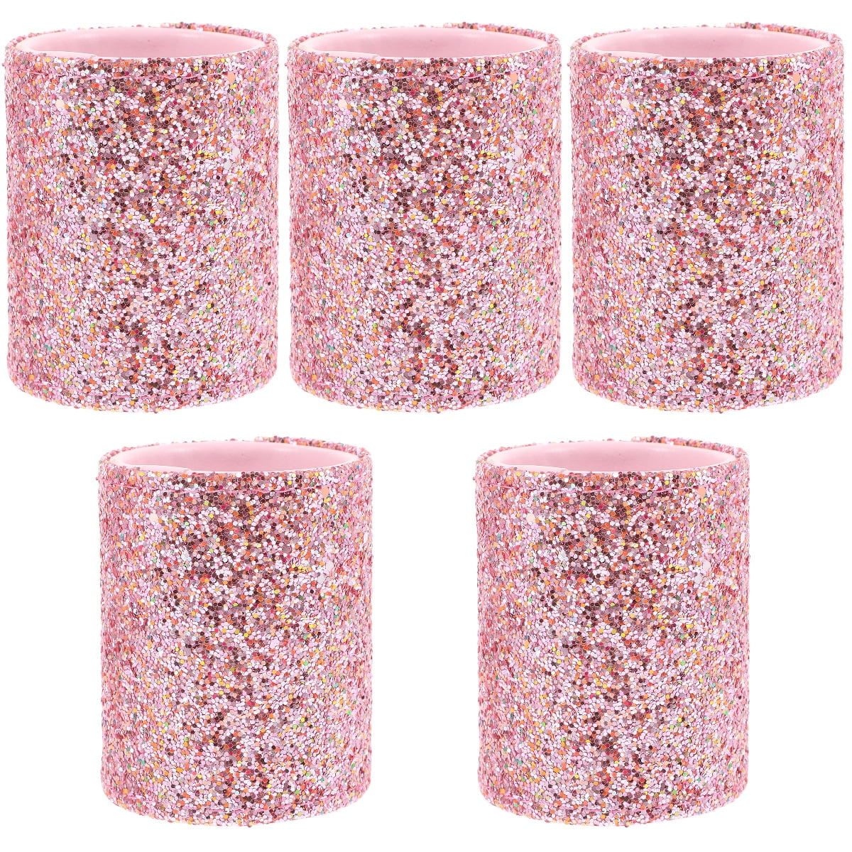 HOMEMAXS 5 Pack Makeup Brush Storage Bucket Organizer with Lid ...