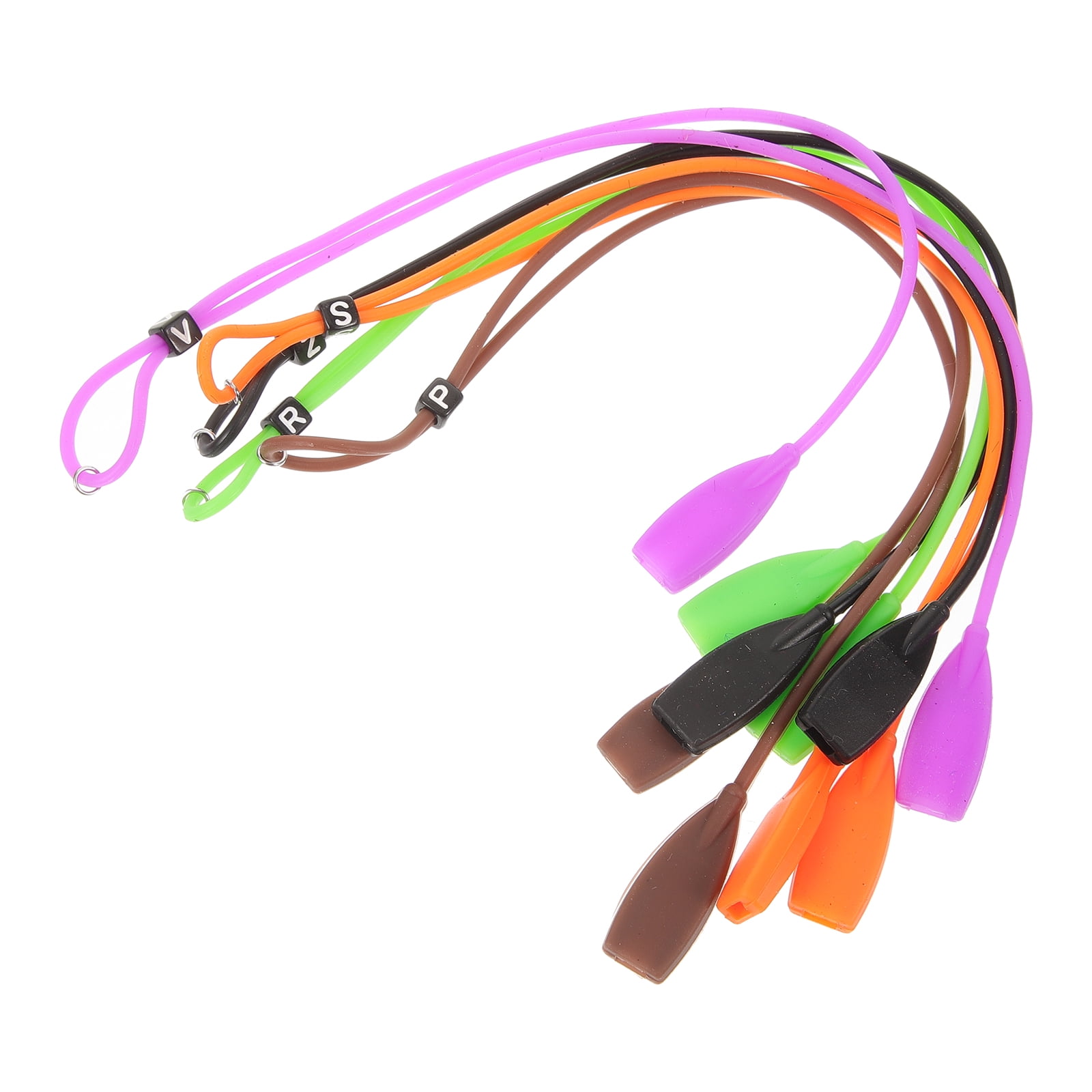 5pcs Silicone Glasses Lanyards Anti-wear Portable Neck Straps for ...