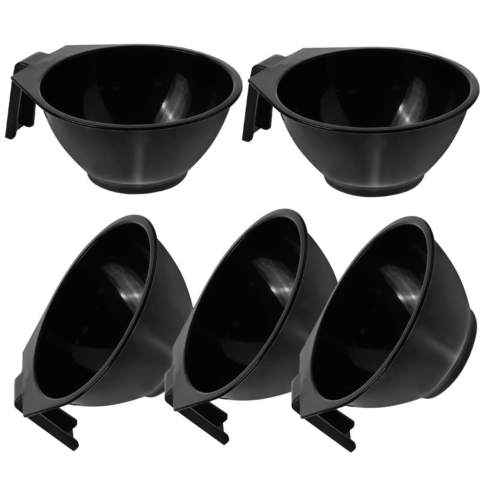 HOMEMAXS 5 Pcs Hair Salon Dye Bowl Clear Flower Pot Pimpernel Pans ...