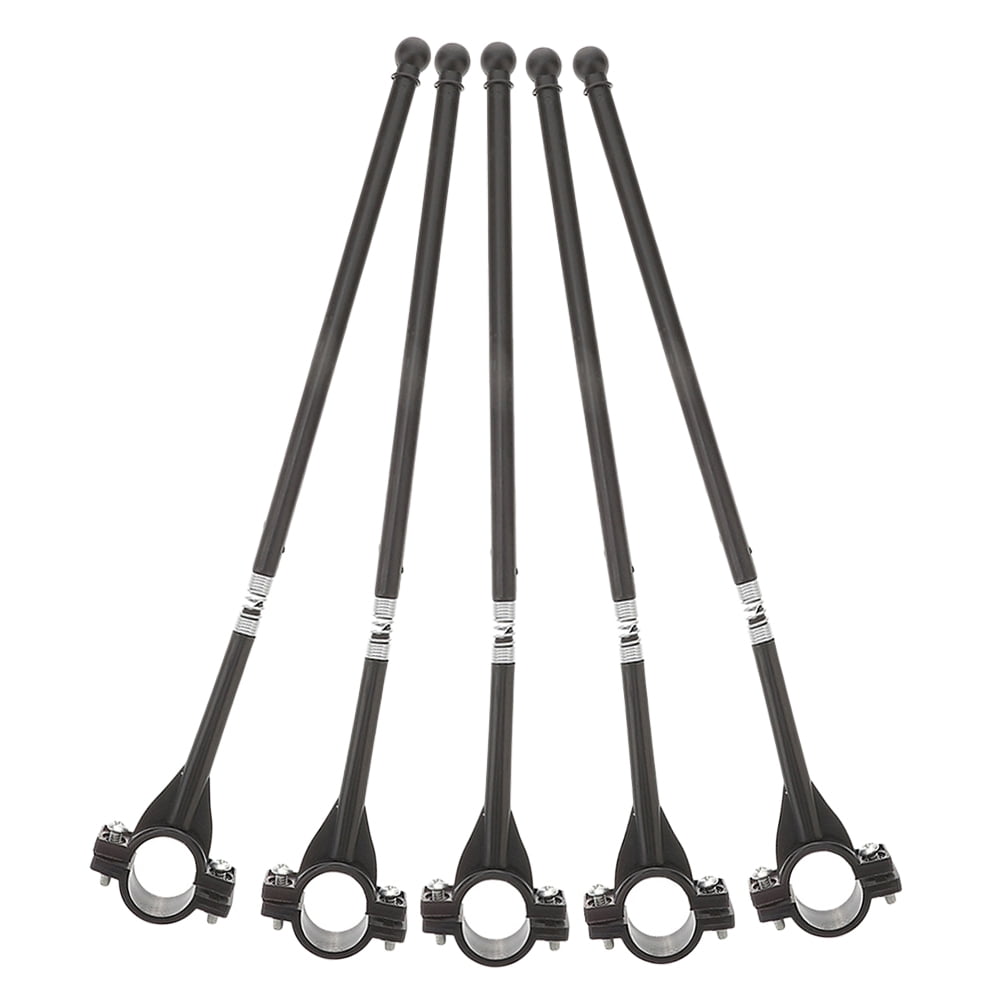 HOMEMAXS 5 Pcs Mountain Bike Flag Pole Frame National Flagpole Stand ...