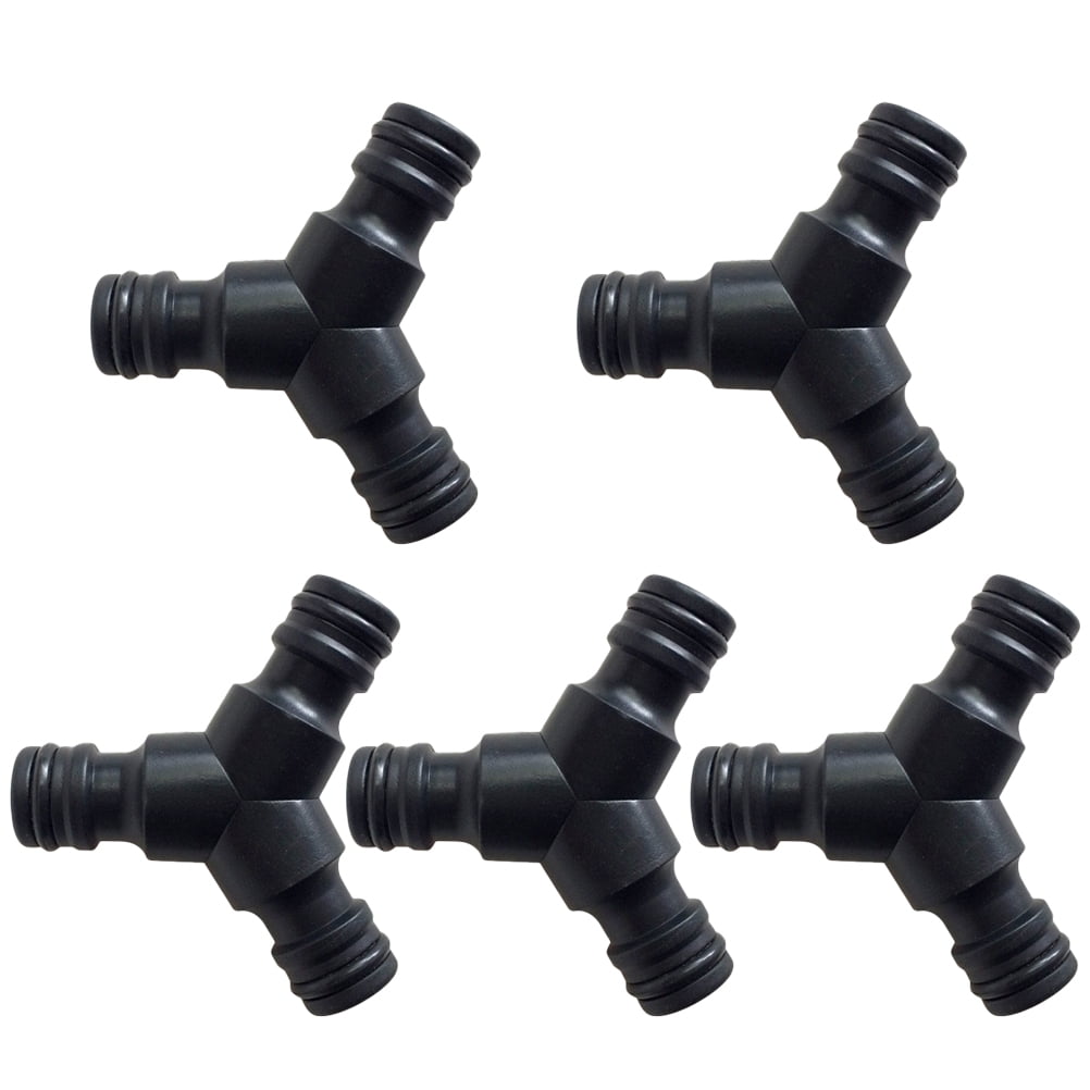 HOMEMAXS 5 Pcs Multi Hose Connector Water Sprayer Nozzle Nozzles Black ...