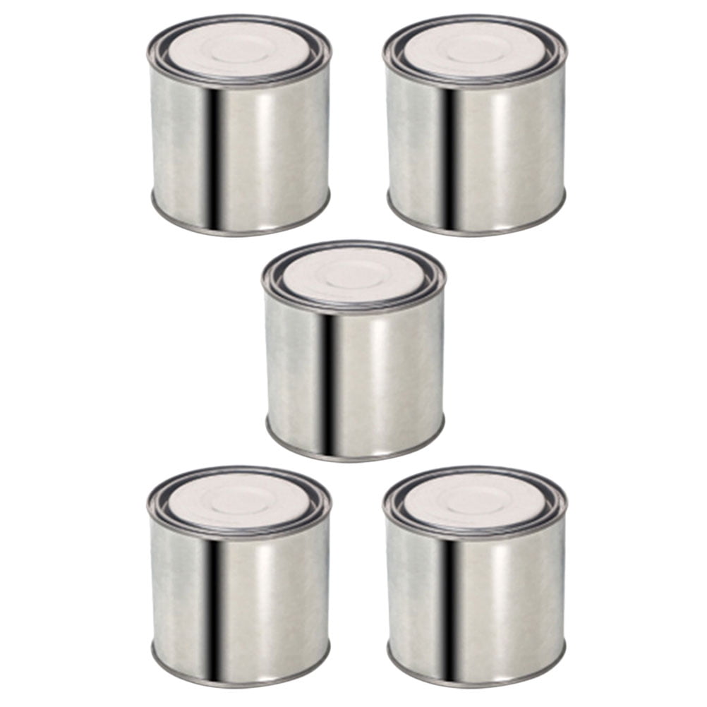 HOMEMAXS 5 Pcs Paint Containers Metal Paint Can Paint Pigment Container ...