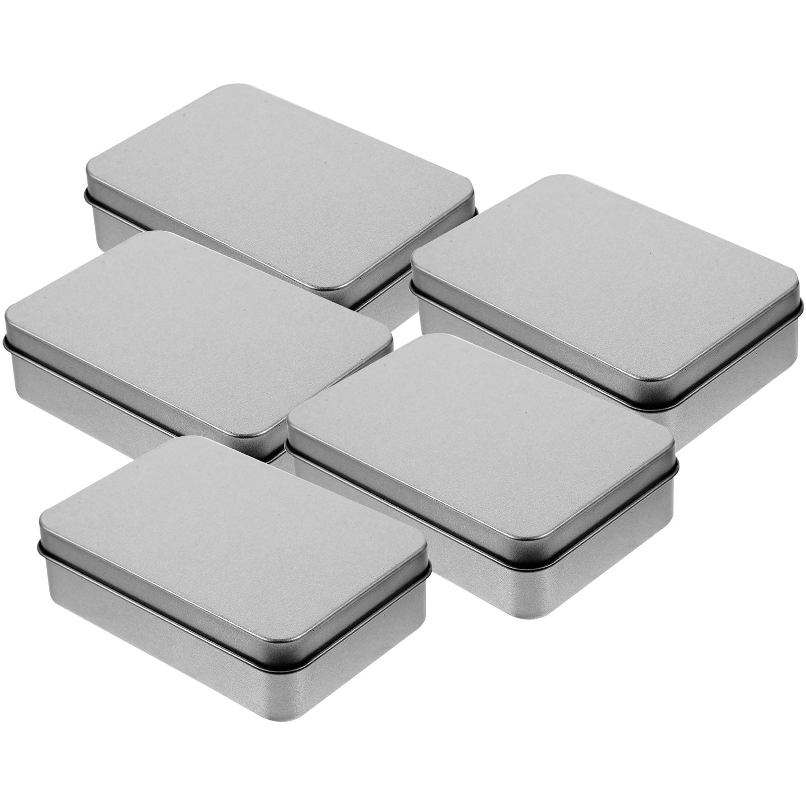 HOMEMAXS 5 Pcs Pantry Tinplate Box Clean and Safe Storage Box 10 ...