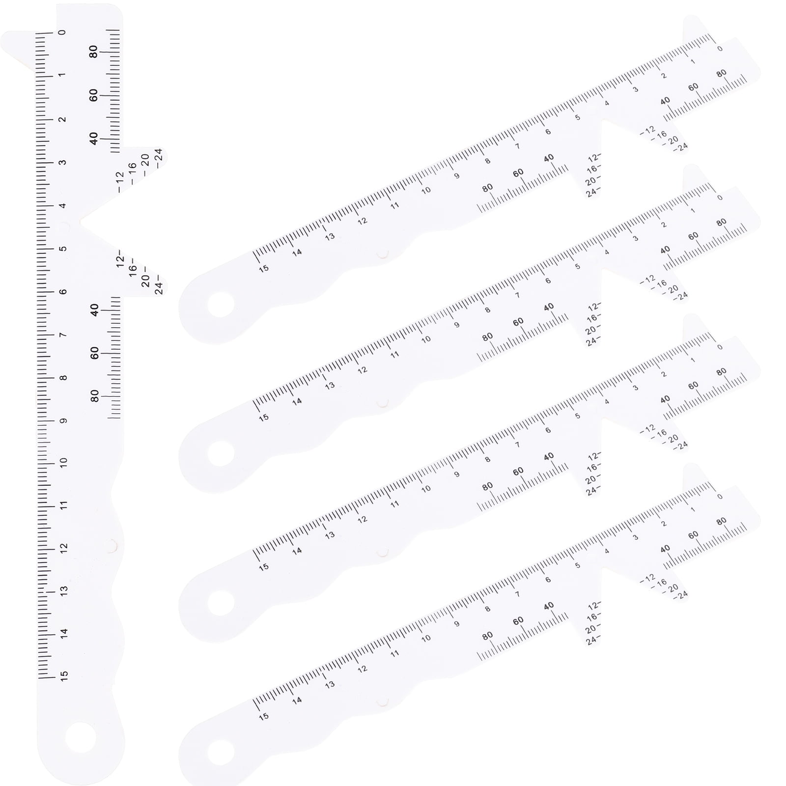 HOMEMAXS 5 Pcs Pd Meter Ens Distance Ruler Measurement Tool Optometry ...