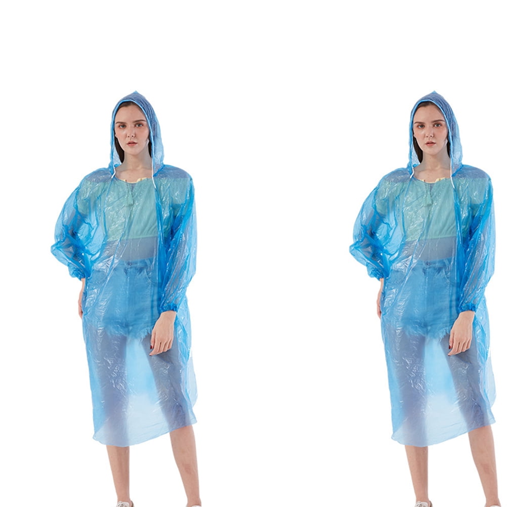 HOMEMAXS 5 Pcs Rainy Accessories Jacket Clear Jackets for Men ...