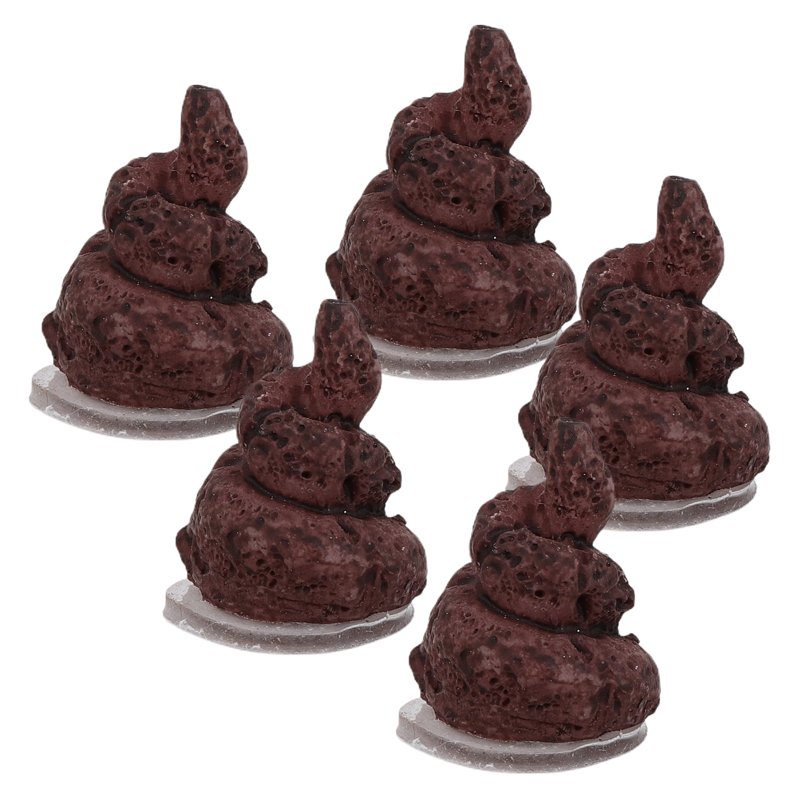 Light Brown Resin Poop Model for Decoration Mini Fake Poop Figurines ...