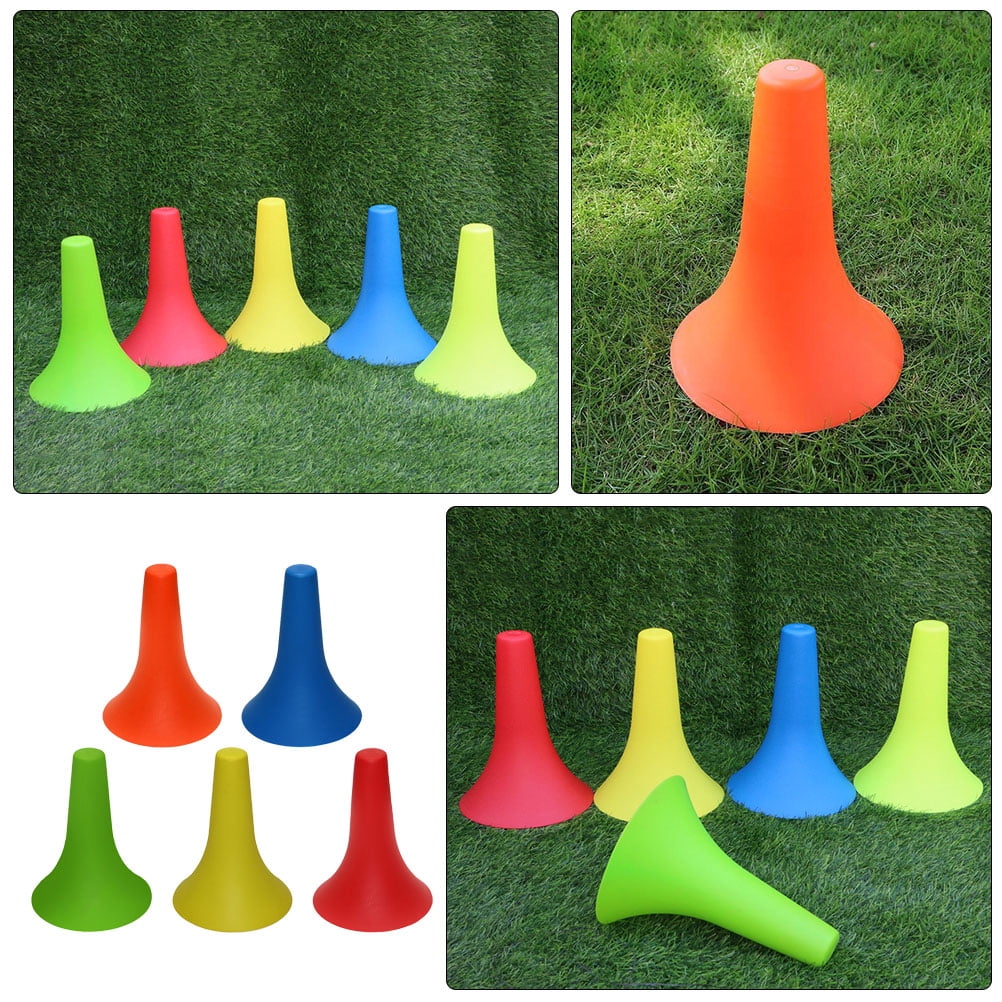 HOMEMAXS 5 Pcs Shaped Obstacle Training Kids Soccer Football Child ...