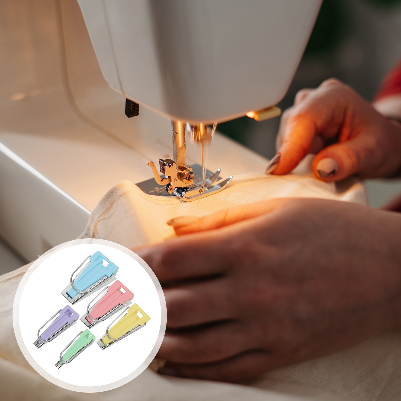 HOMEMAXS 5 Pcs Simplicity Bias Tape Maker Machine Single Fold - Walmart.com