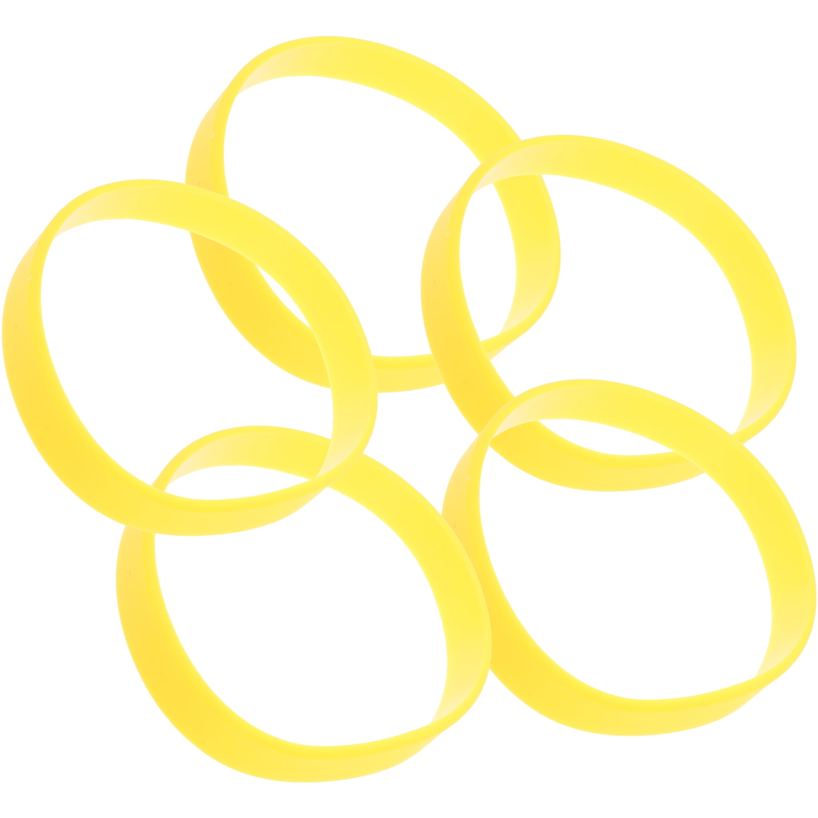 5 Pcs Sports Bracelet for Team Fans Supply Women Cross Bands Yellow ...