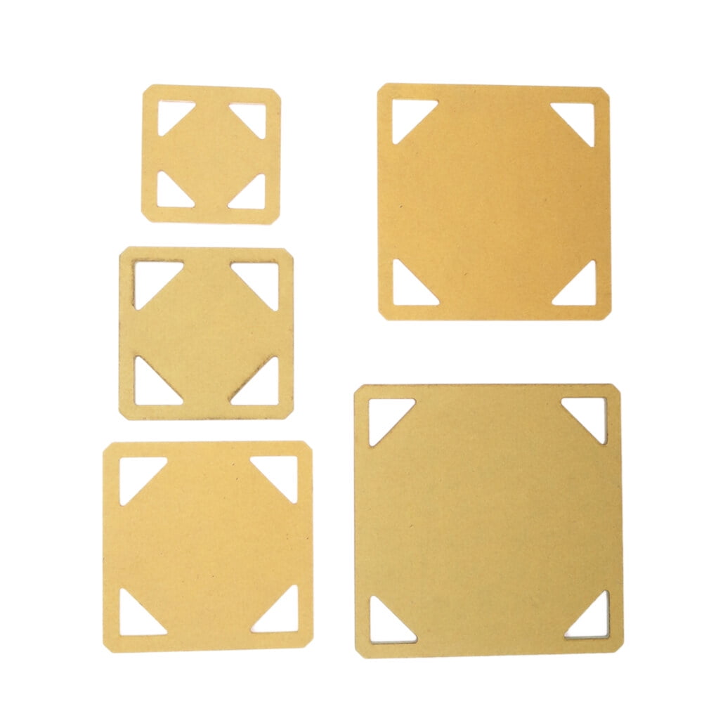 HOMEMAXS 5 Pcs Square Acrylic Template Quilting Rulers Trim Sewing Tool ...