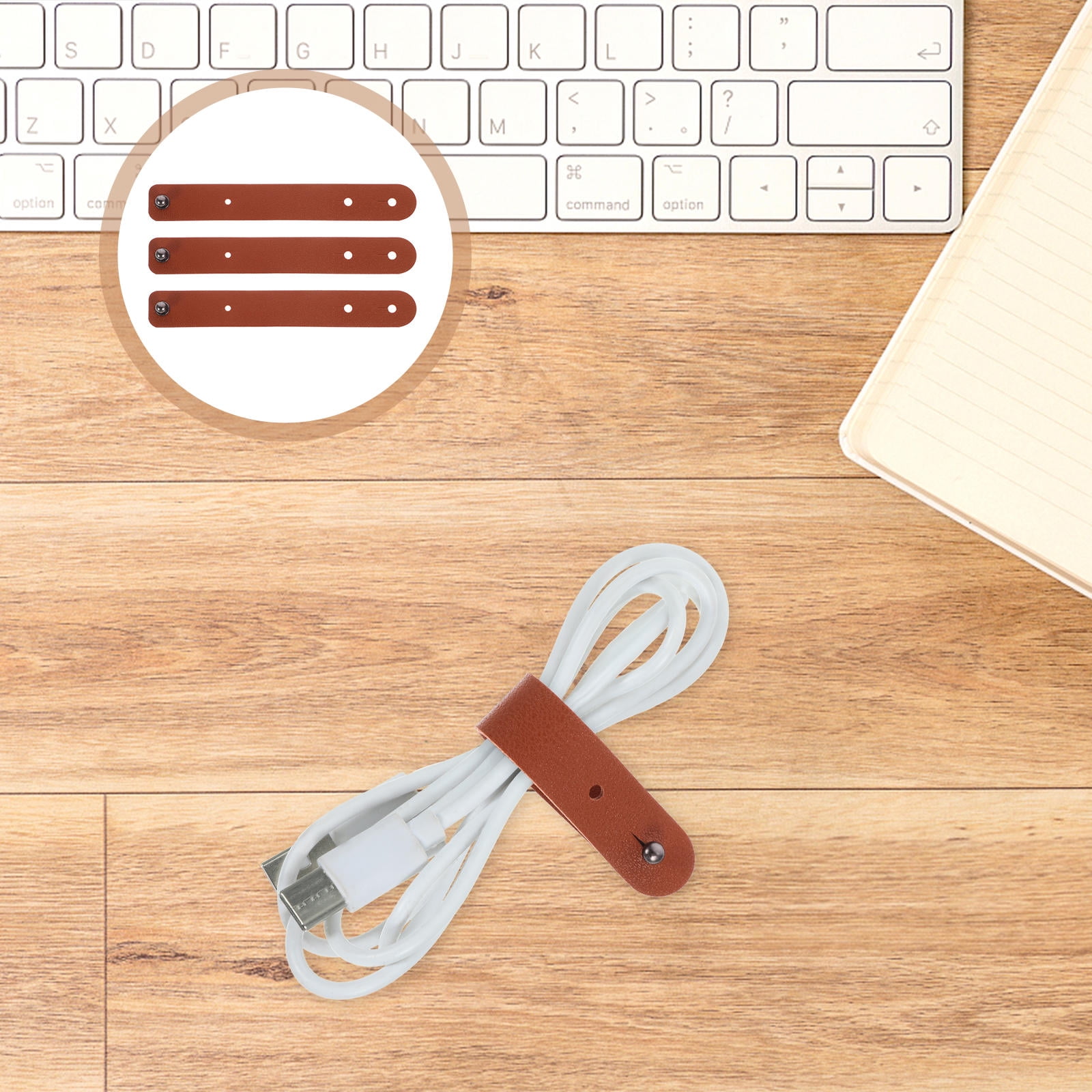 HOMEMAXS 5 Pcs Strap Winder Wire Organizer Clips Data Cord Winders for ...