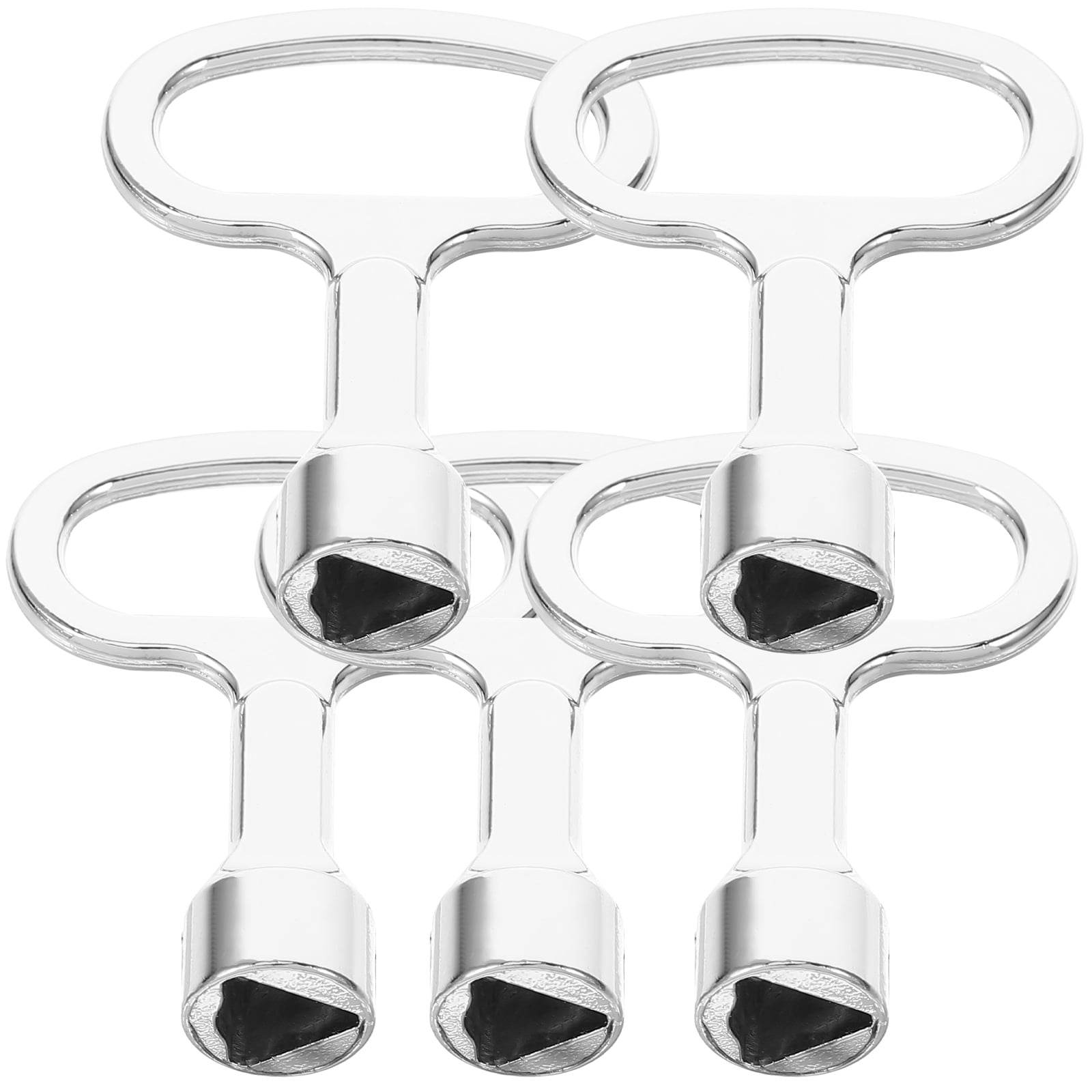 HOMEMAXS 5 Pcs Utility Bin Keys for Commercial Bin 5.25x3.95cm Silver ...