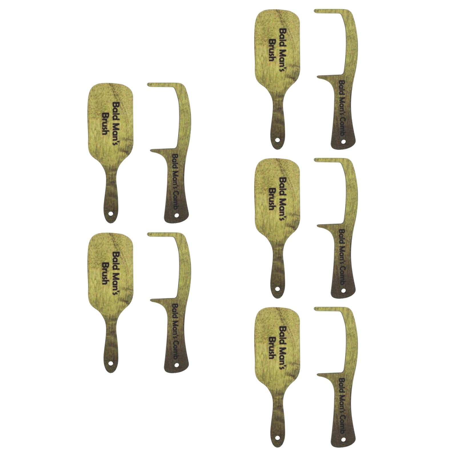 HOMEMAXS 5 Sets Bald Man Joke Comb And Brush Funny Grooming Brush ...