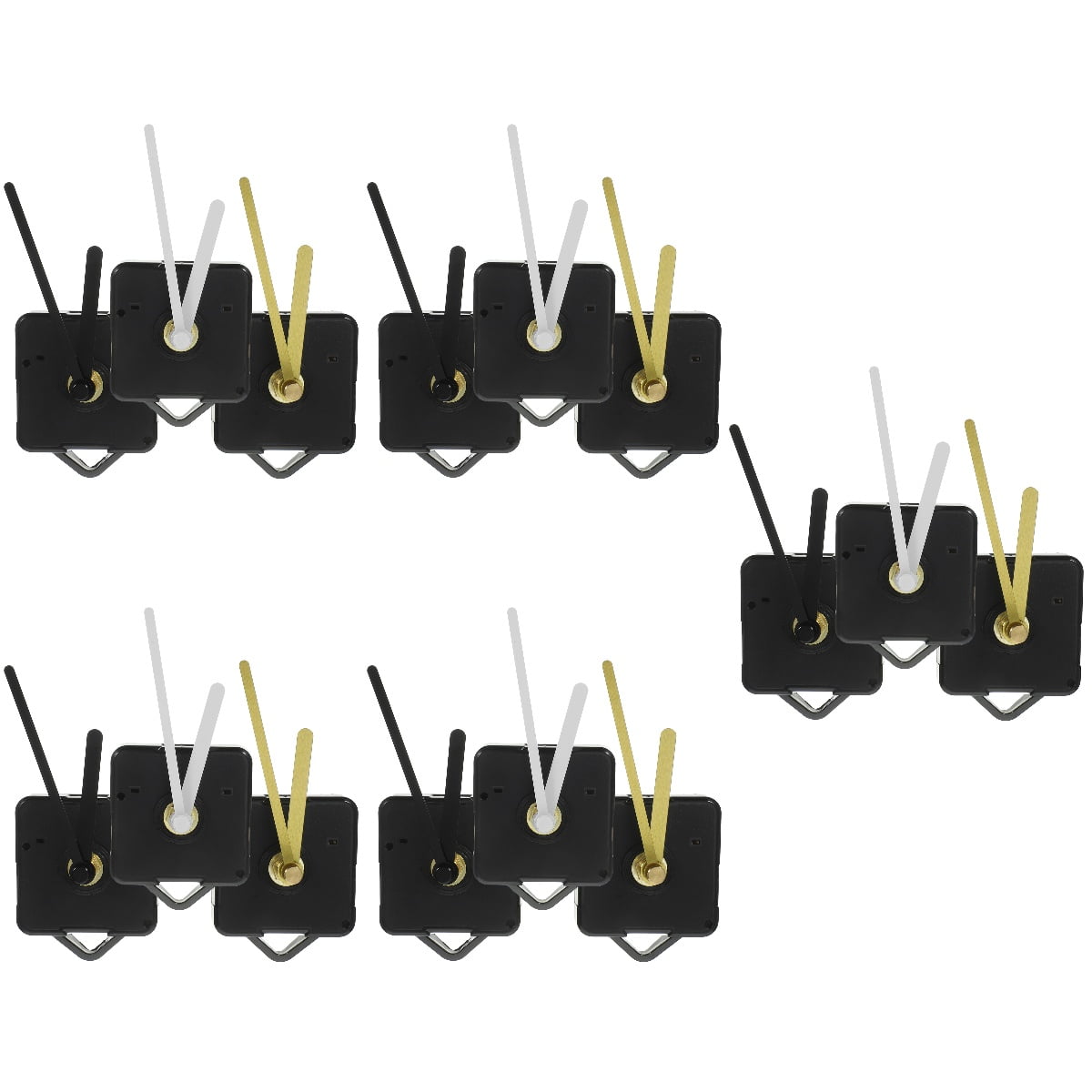 HOMEMAXS 5 Sets Clock Mechanism Replacement Clock Motor Battery Powered ...