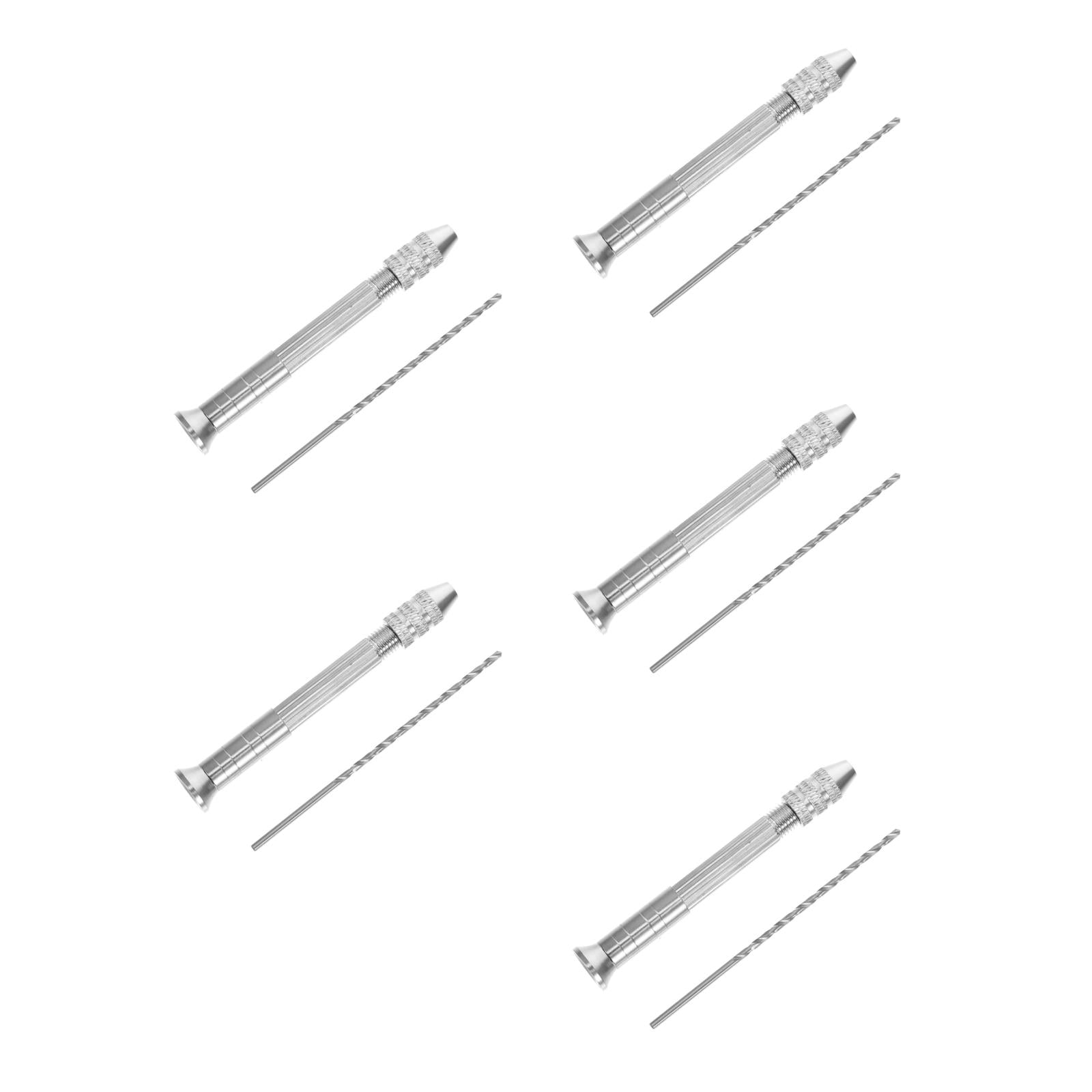 HOMEMAXS 5 Sets Hand Drill Mini Drill Bits Set Manual Hand Drill For ...