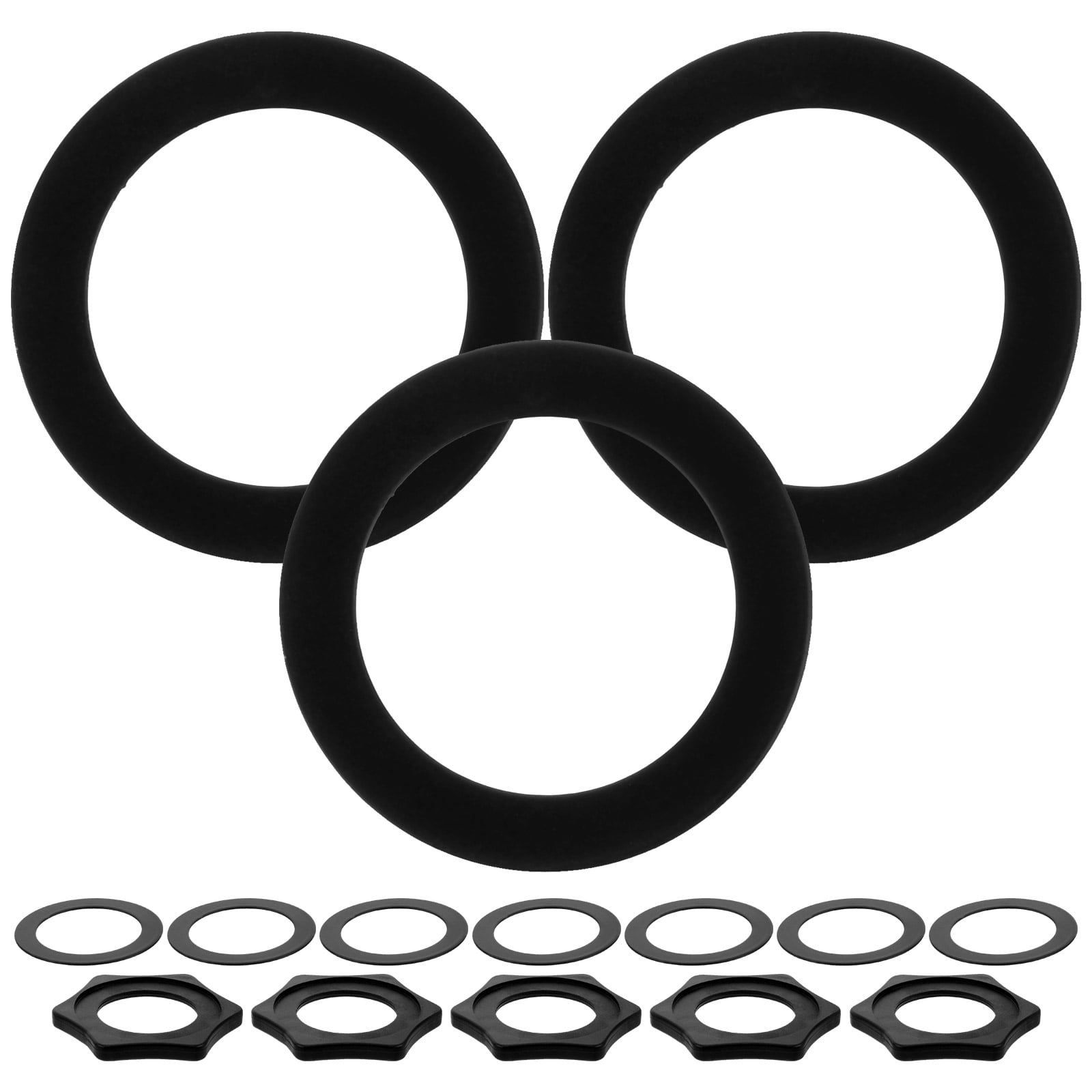 HOMEMAXS 5 Sets Microphone Anti Roll Rings Cordless Microphone Rings ...