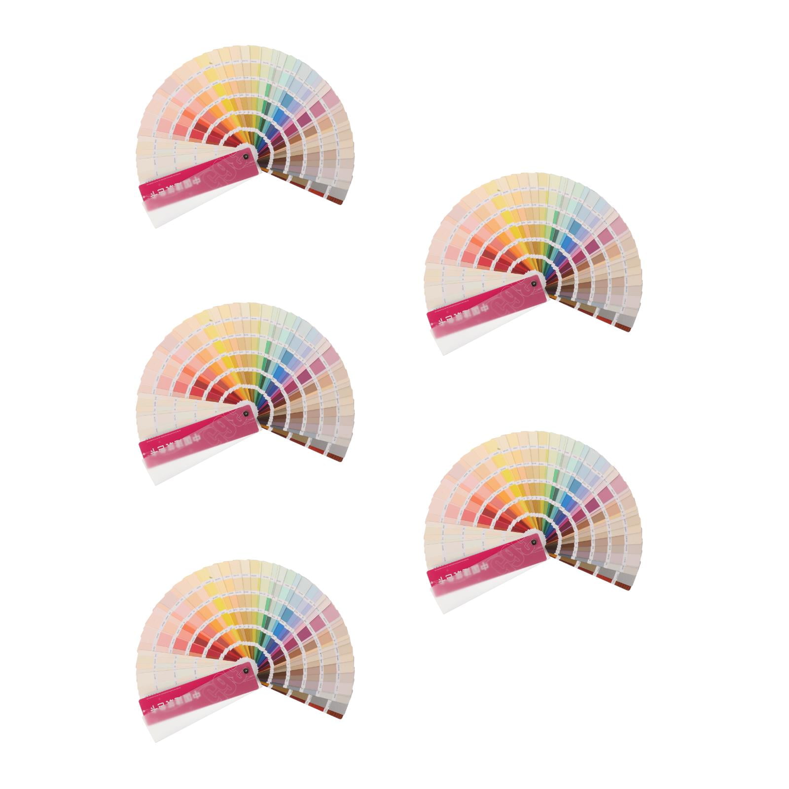 HOMEMAXS 5 Sets Paint Sample Cards Paint Color Cards Standard Color ...