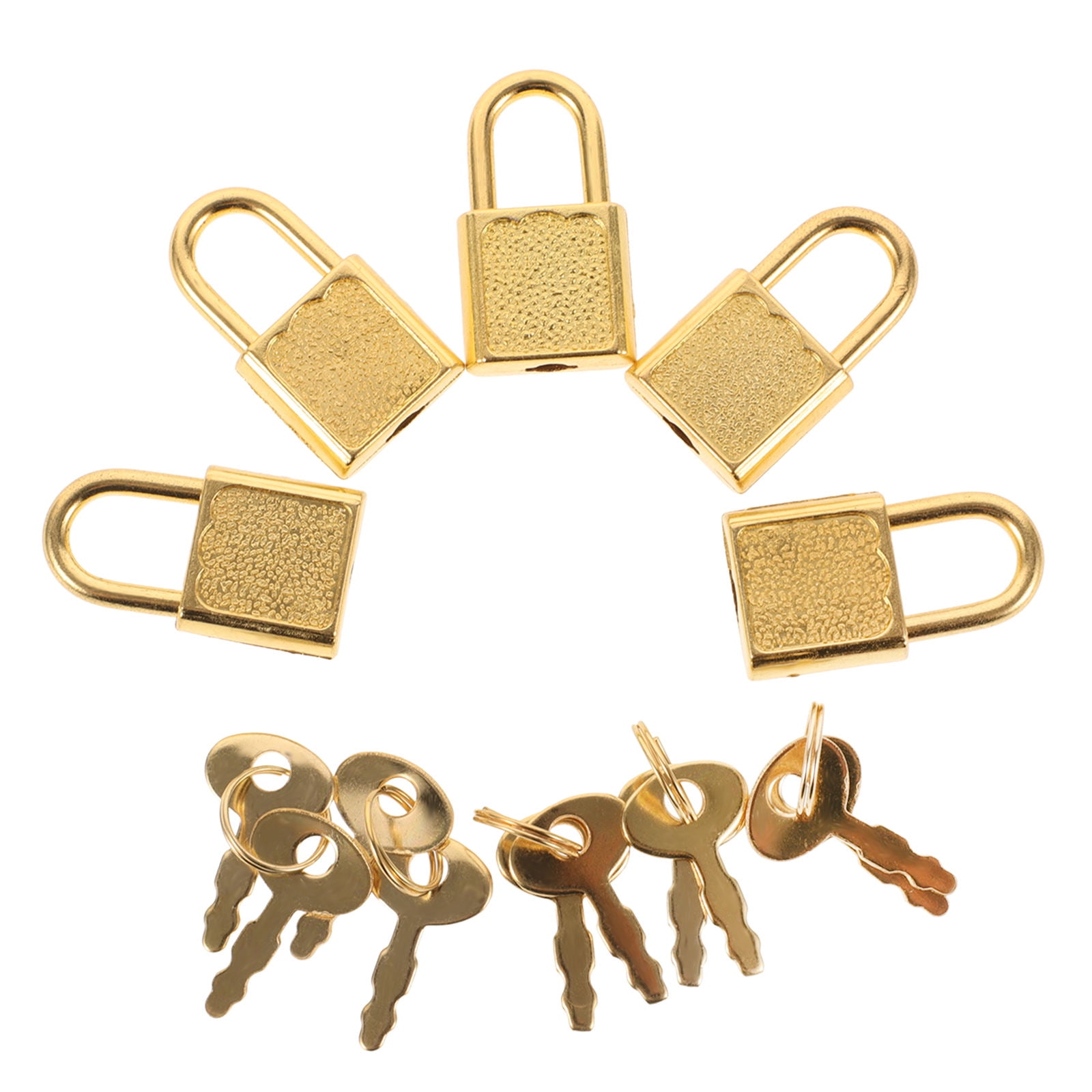 HOMEMAXS 5 Sets Pirate Treasure Chest Metal Locks And Keys Metal ...