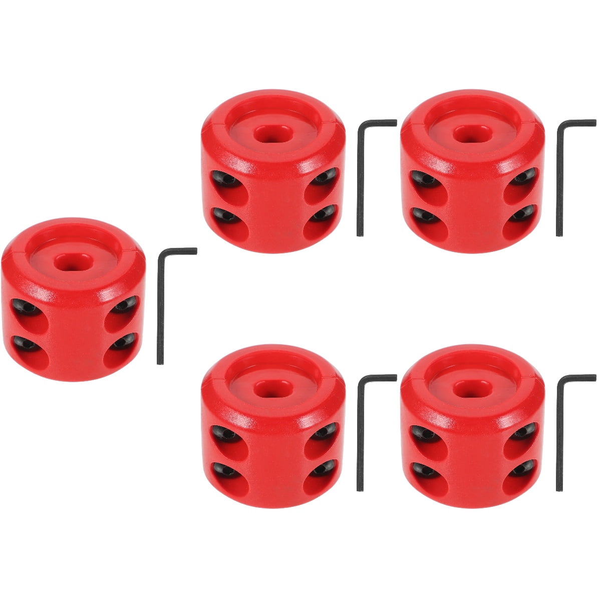 HOMEMAXS 5 Sets Winch Cable Rubber Stopper Wrench Set Cable Hook ...