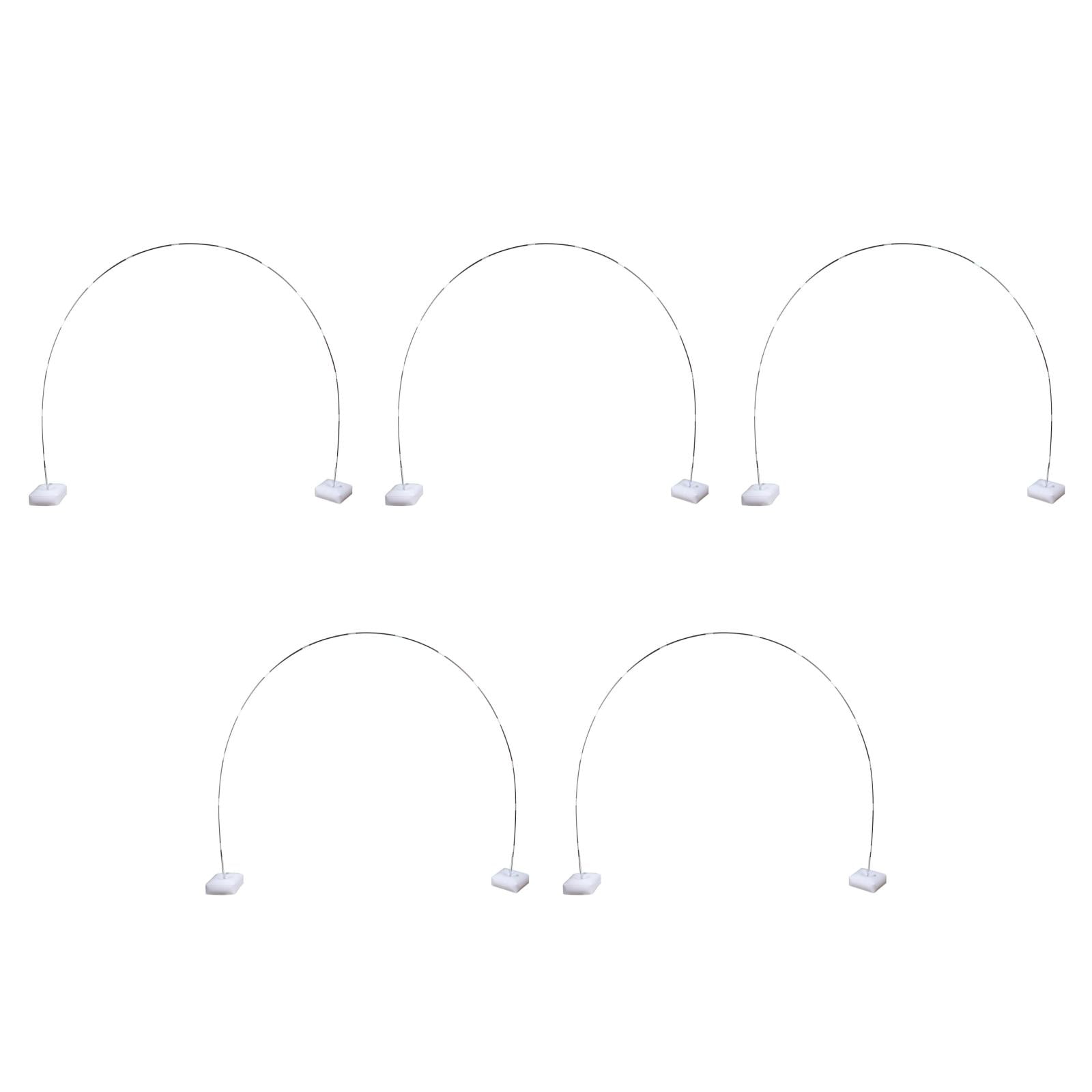 HOMEMAXS 5 Sets of Detachable Balloon Arch Support with Base Party ...