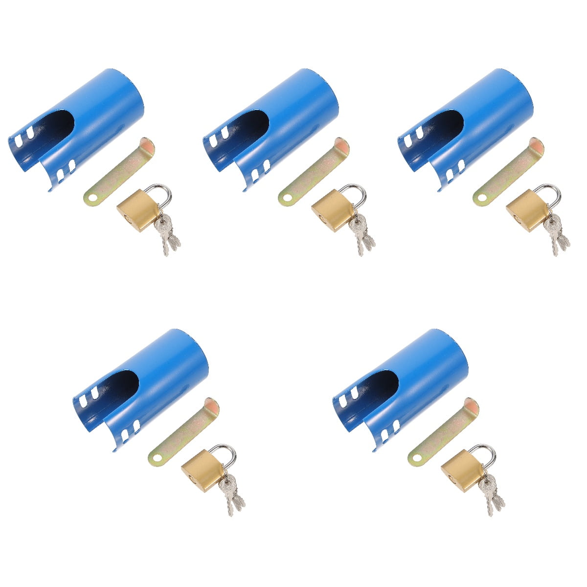 HOMEMAXS 5 Sets of Hose Bib Lock Protection Faucet Lock Outdoor Faucet ...