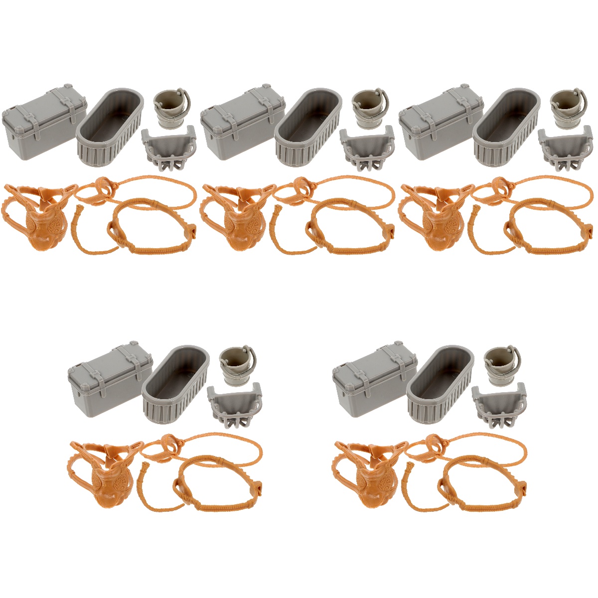 HOMEMAXS 5 Sets of Miniature Farm Layout Accessory Mini Farm Toy Mini ...