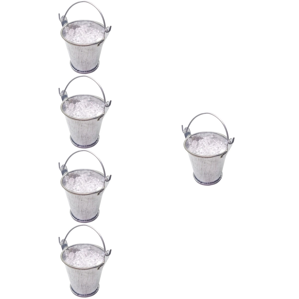 HOMEMAXS 5 Sets of Miniature Ice Container Statue Tiny Ice Figurines ...
