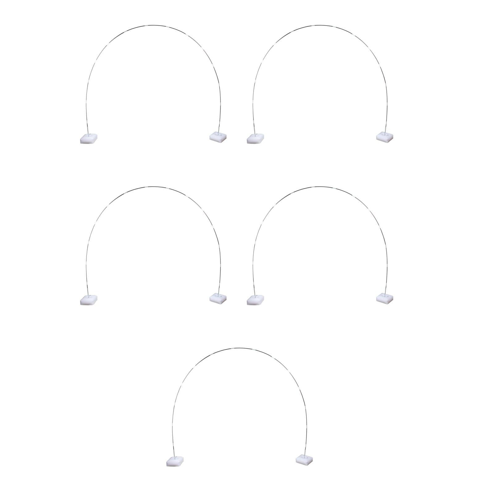 HOMEMAXS 5 Sets of Removable Balloon Arch Rack Kit Adjustable Balloon ...