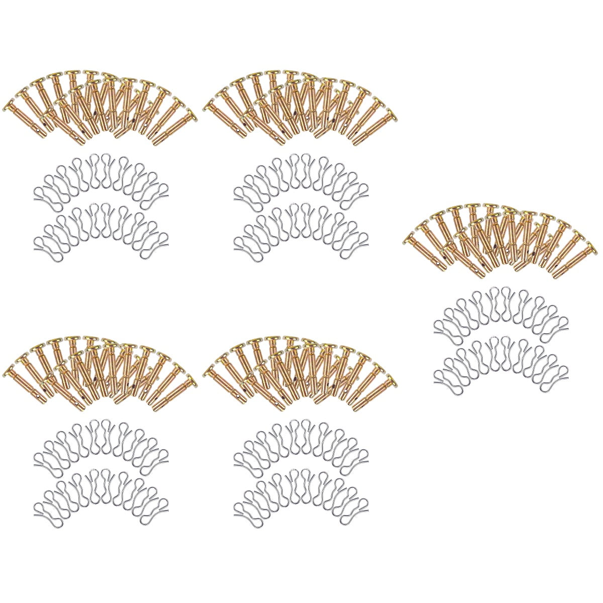 HOMEMAXS 5 Sets of Shear and Cotter Pins Set Replacement Metal Cotter ...