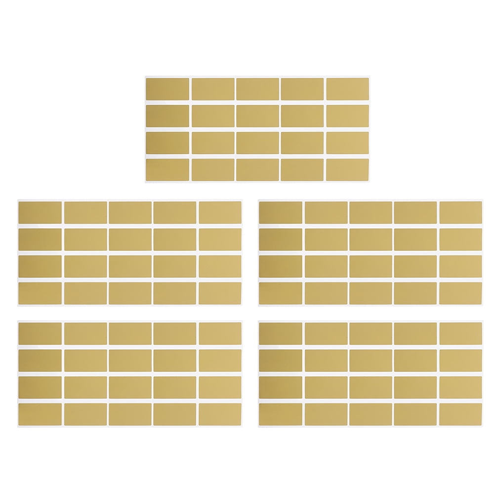 HOMEMAXS 5 Sheets Self Adhesive Scratch Stickers Scratch Card Sticker ...