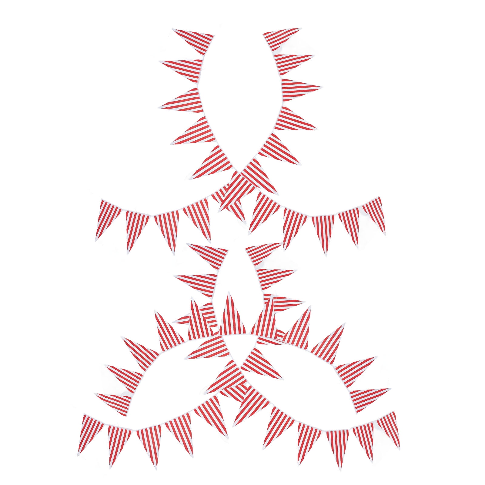 HOMEMAXS 5 Strings Carnival Banner Fabric Triangle Flag Banner Pizza ...