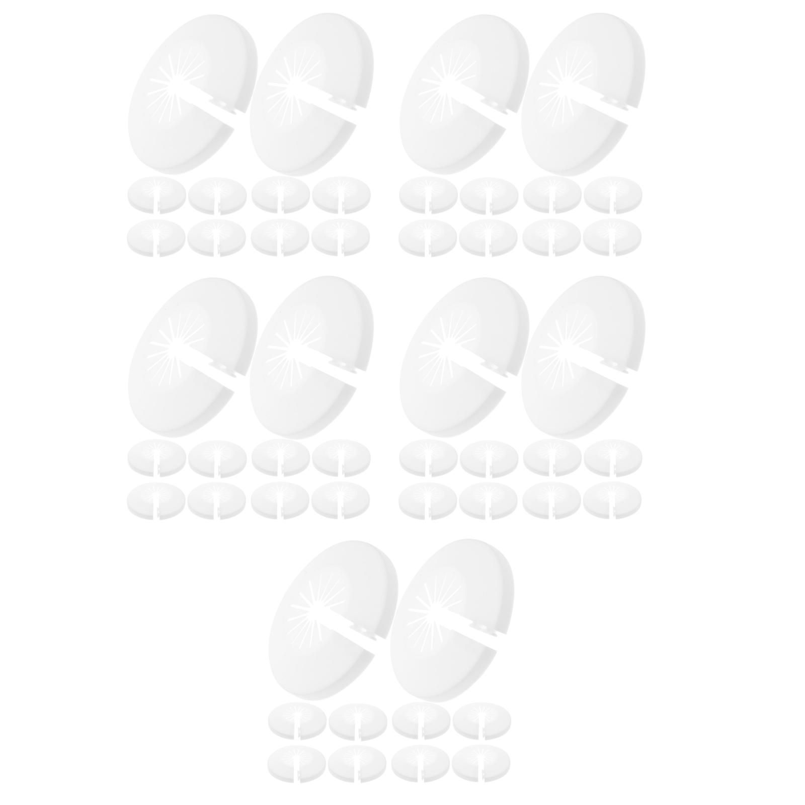 HOMEMAXS 50 PCS Flange Pipe Cover Decoration Plumbing Cover Plates ...