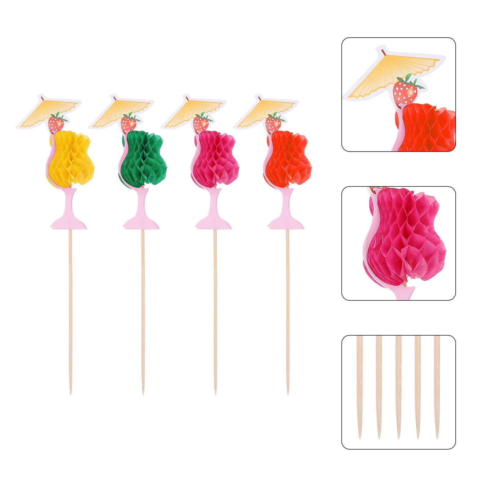 50 Pcs Appetizer Picks Wine Cocktail Buffet Party Supplies Banquet ...