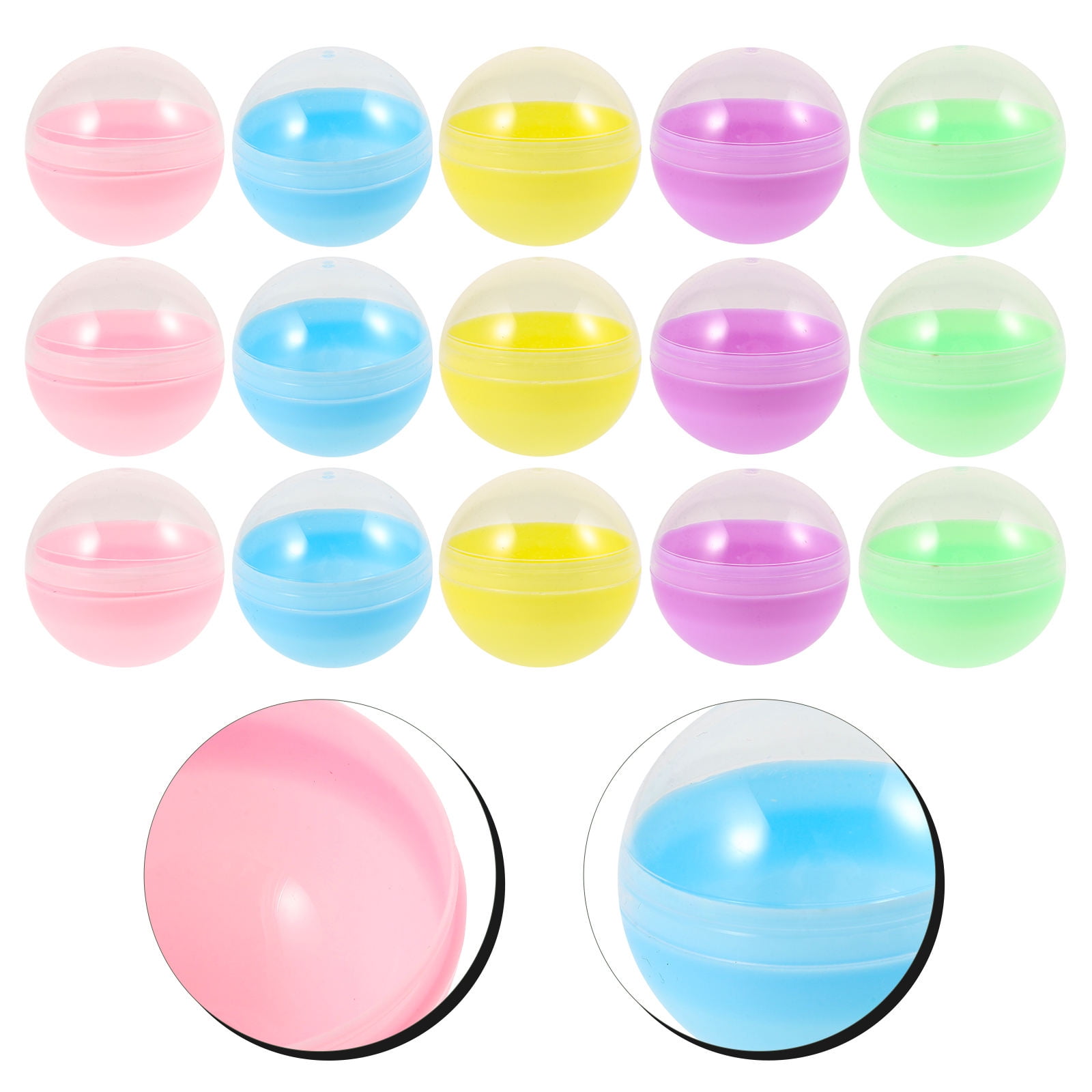 HOMEMAXS 50 Pcs Clear Kids Shell Toy Baby 5.00X5.00X5.00CM - Walmart.com