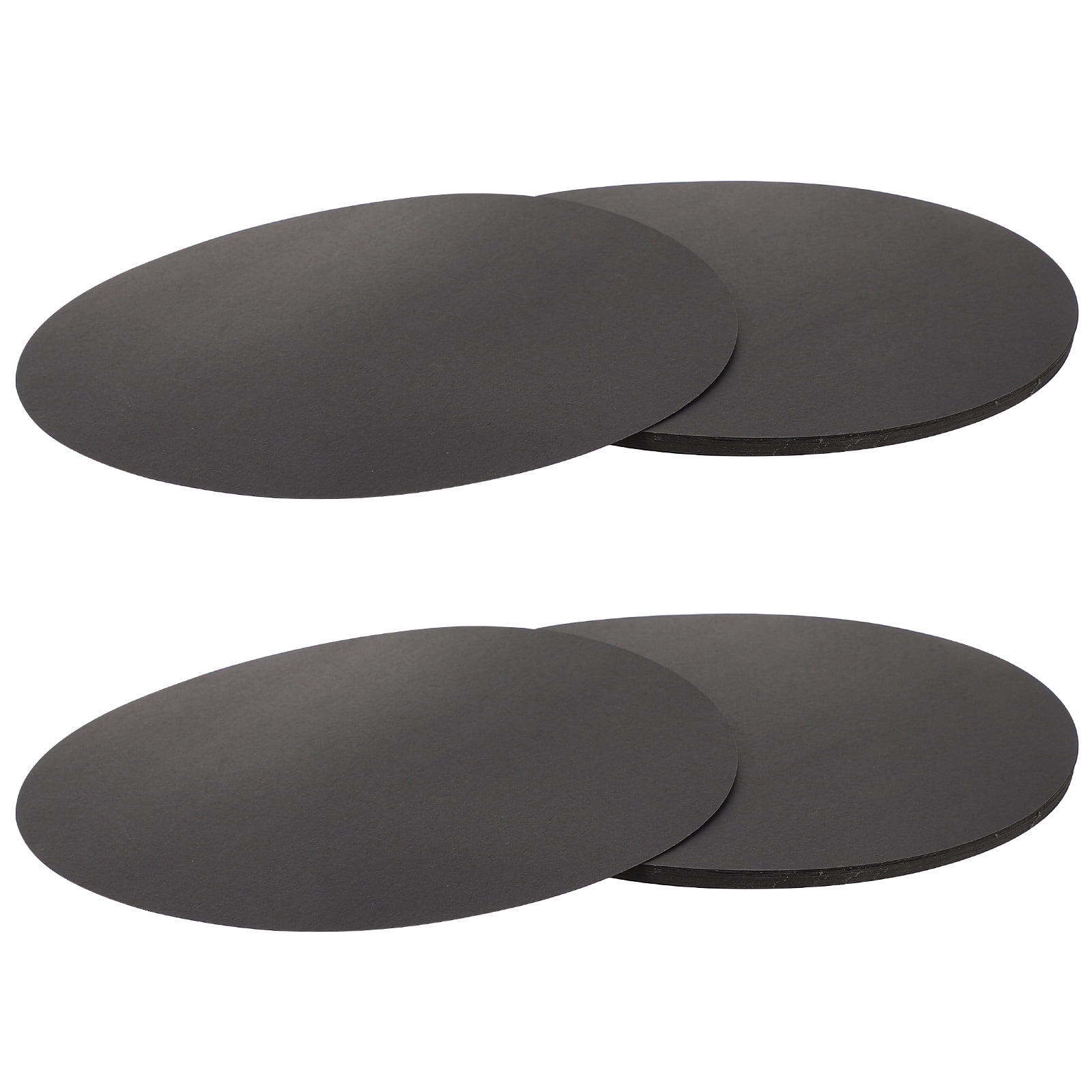 50 Pcs Cut Edge Round Cards Drawing Paper Student - Walmart.com