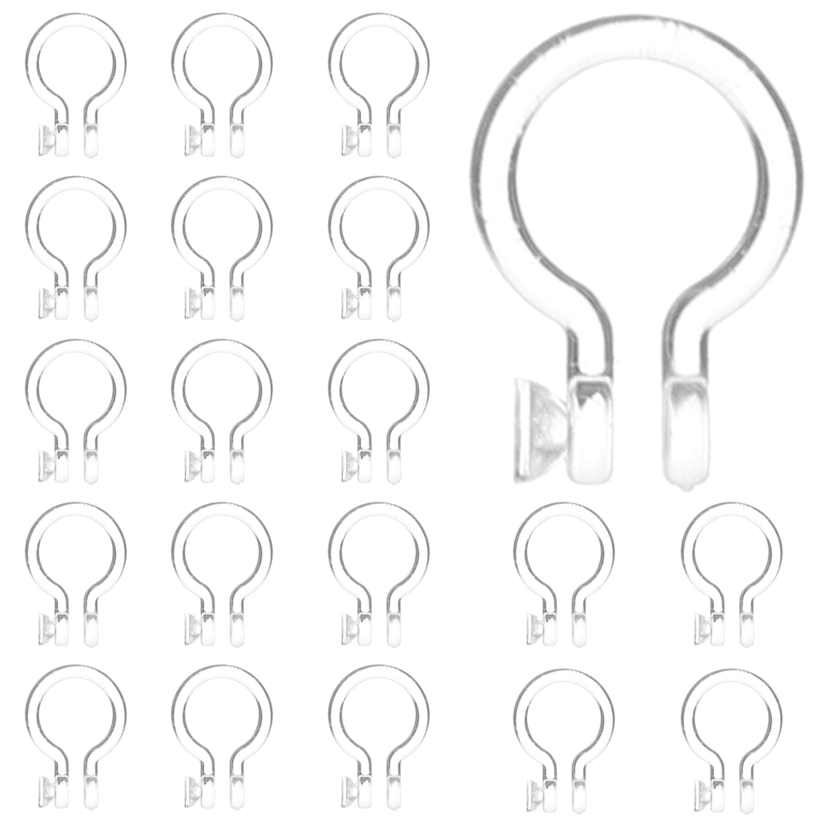 HOMEMAXS 50 Pcs Gold Foil Key Chain Spacer Rings Nose Clip Miss Work ...