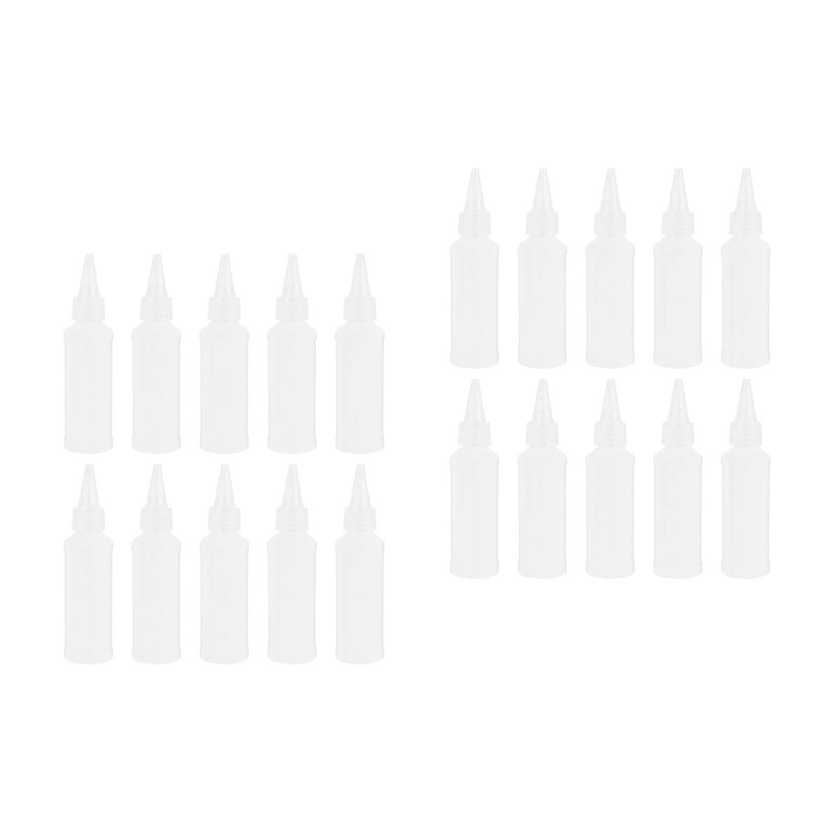 50 Pcs Hair Dye Bottle Squeeze Bottle Refillable Empty Hair Color ...
