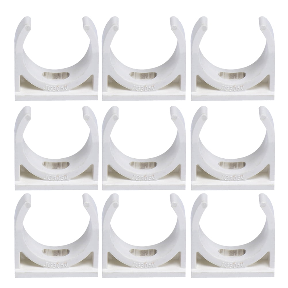 50 Pcs Hydraulic Clutch Line Clip Cable Clamp Pipe Clamps White ...