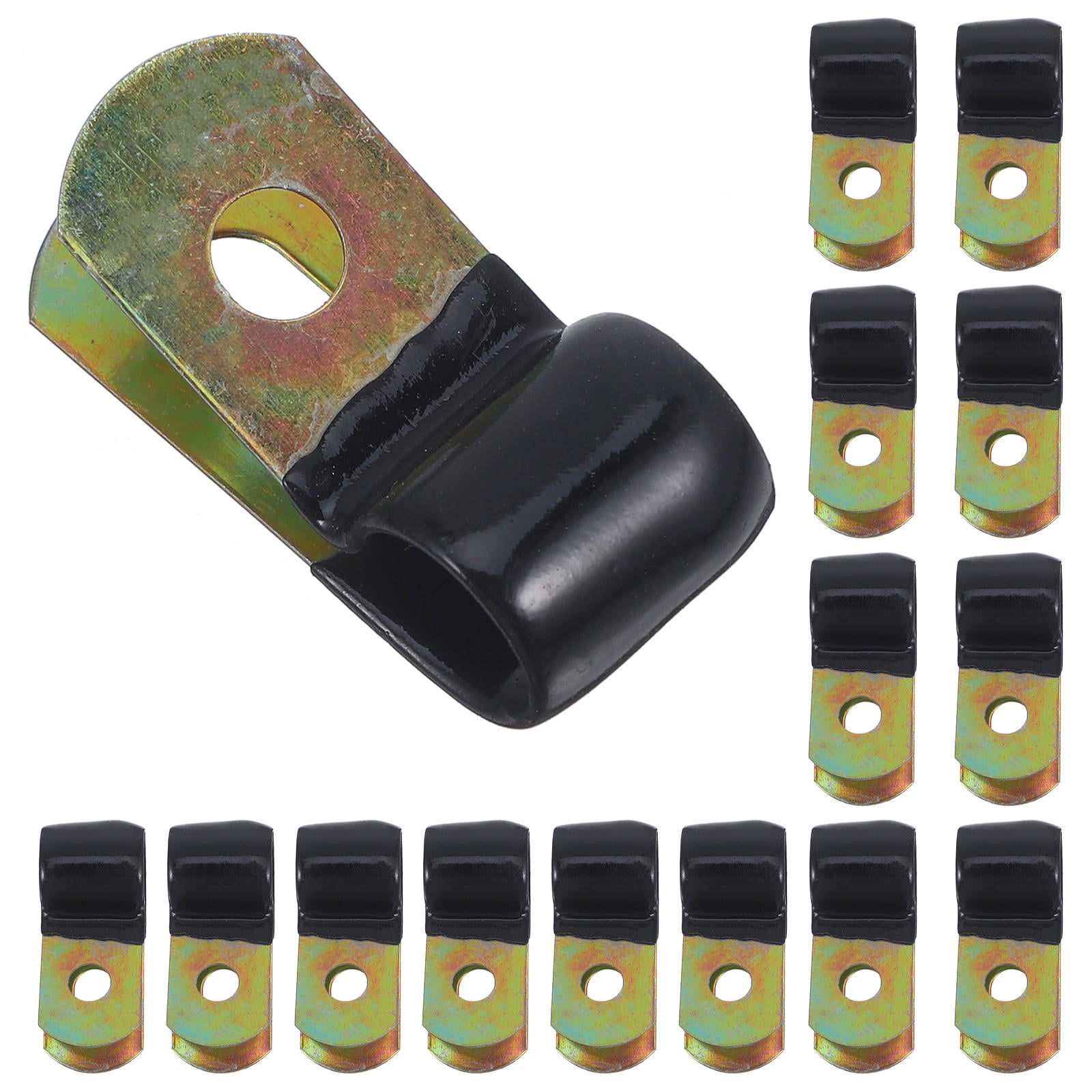 HOMEMAXS 50 Pcs Metal Cable Clamp Steel Wiring Clip Wire Clips for Cord ...