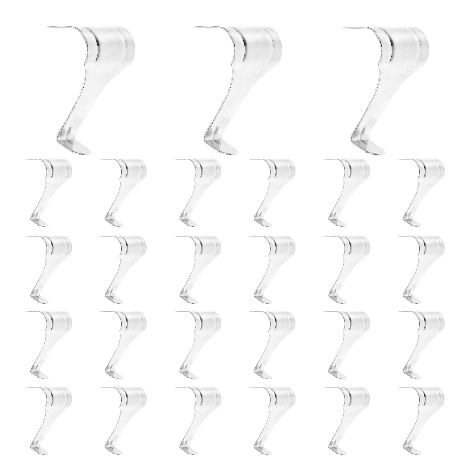 HOMEMAXS 50 Pcs Metal Picture Rail Hooks for Brick Walls Wire Strips ...