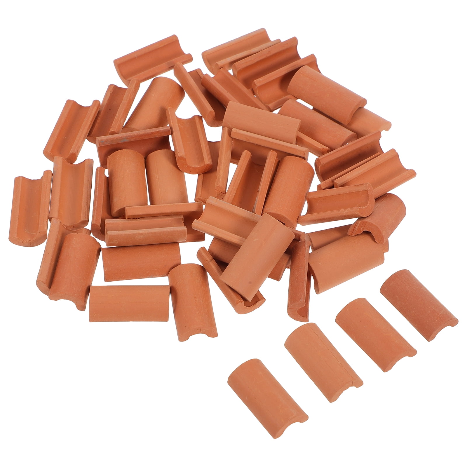 HOMEMAXS 50 Pcs Roof Decoration Materials Doll House Fake Brick Mason ...