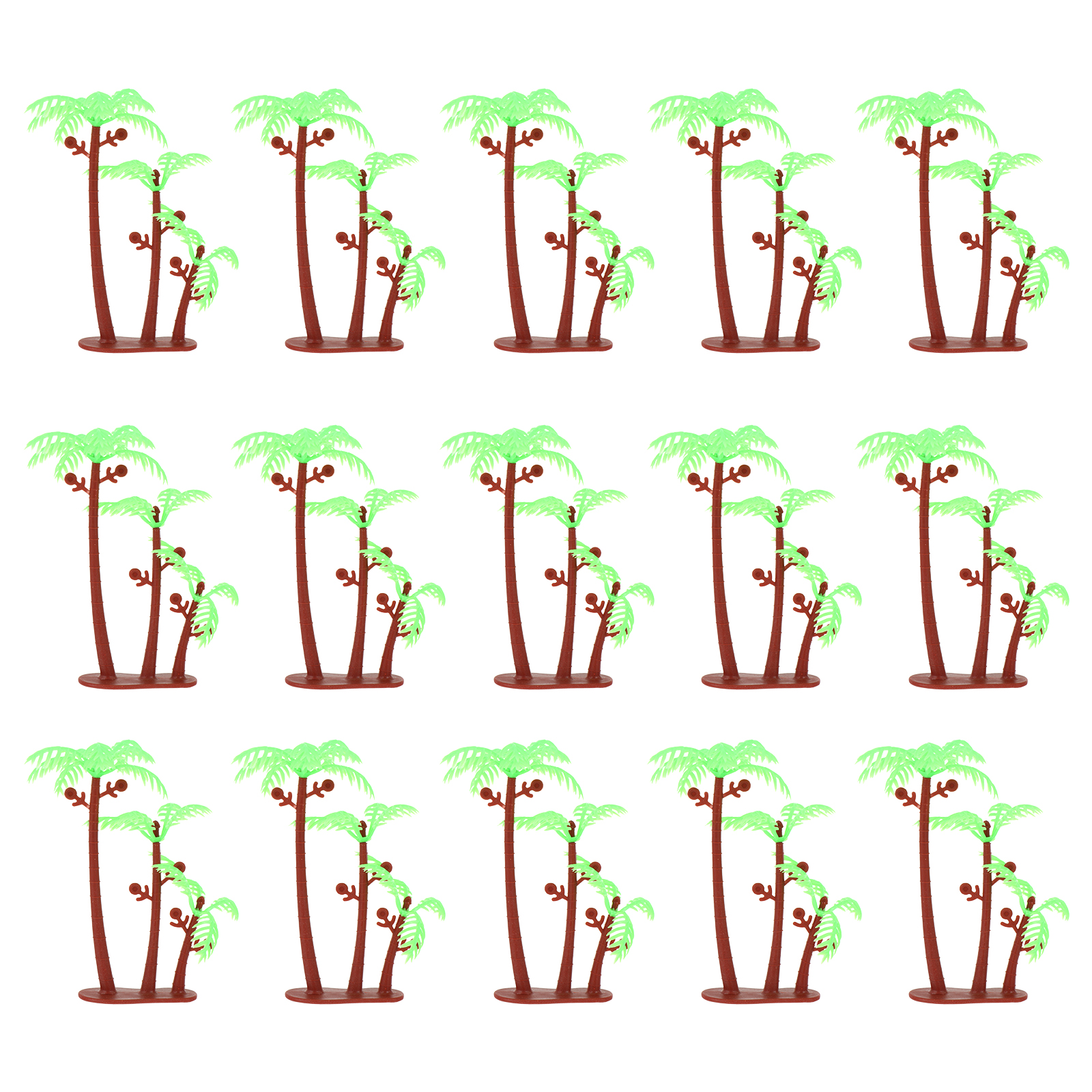 HOMEMAXS 50 Pcs Simulated Small Coconut Tree Practical Cake Topper ...