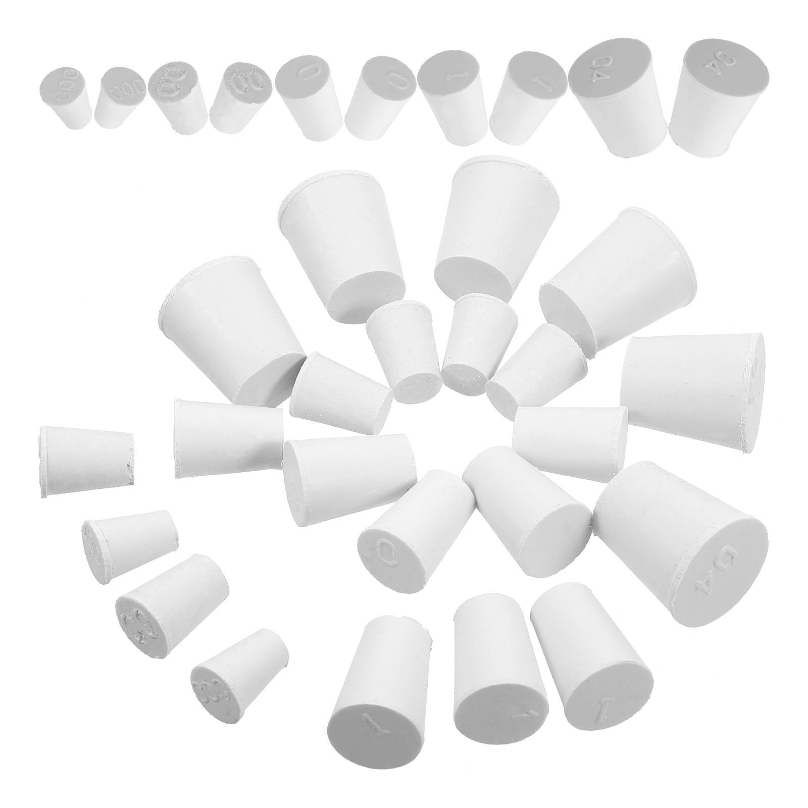 HOMEMAXS 50 Pcs Test Tube Shots Kitchen Sink Strainer Rubber Stopper ...