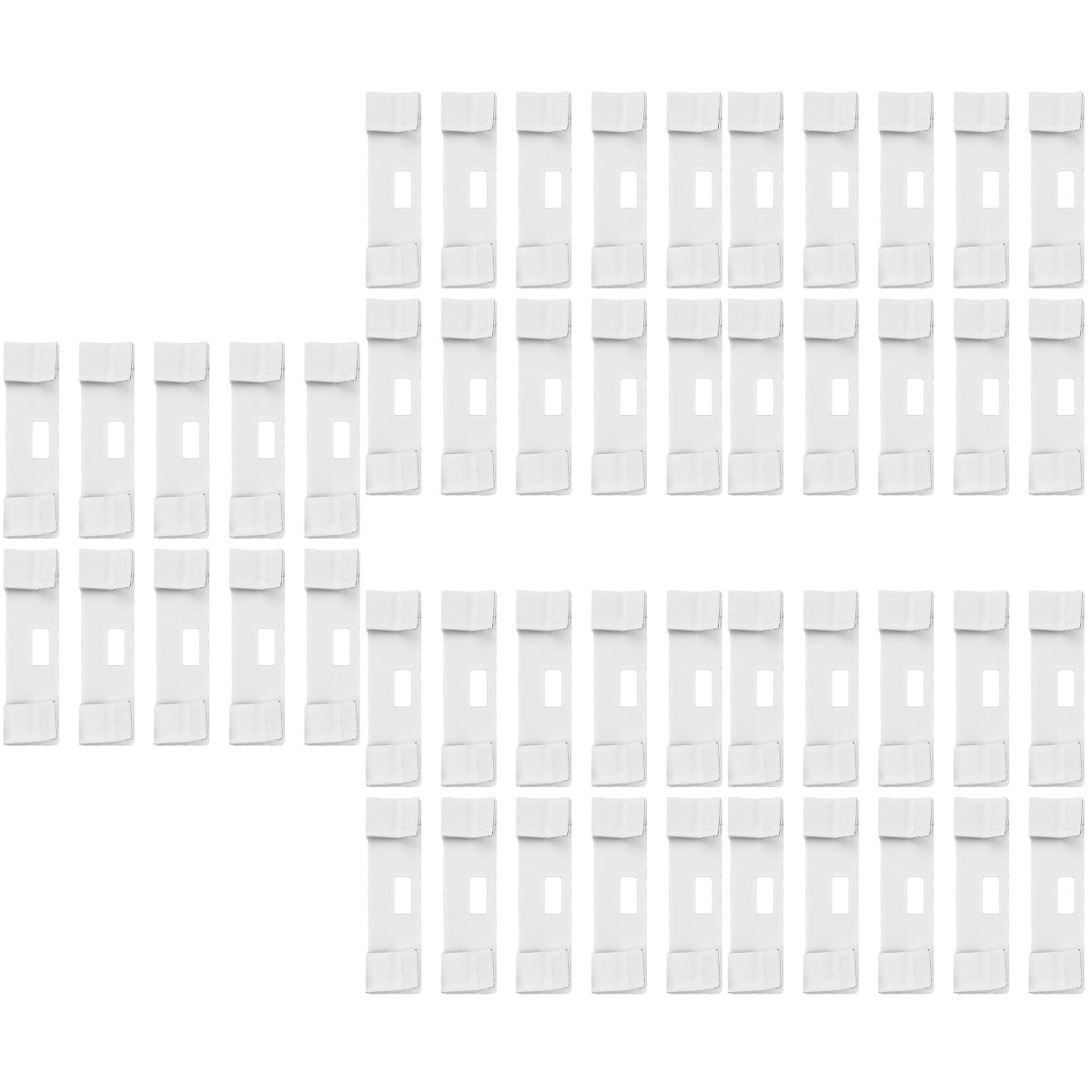 HOMEMAXS 50 Pcs Vertical Blind Repair Vane Savers Blind Repair Clip ...